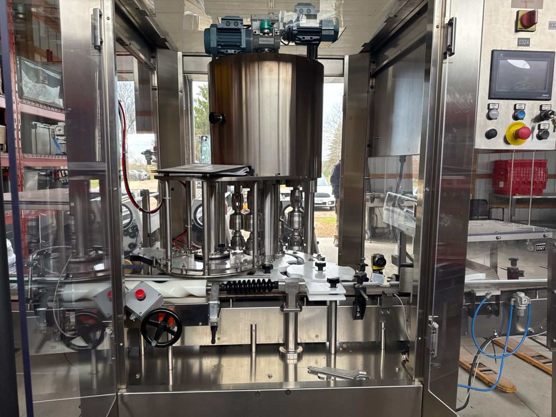Paxion/WeighPack VALTARA Rotary Capper, mod. T4VP, ser. no. 6219, 4 ...