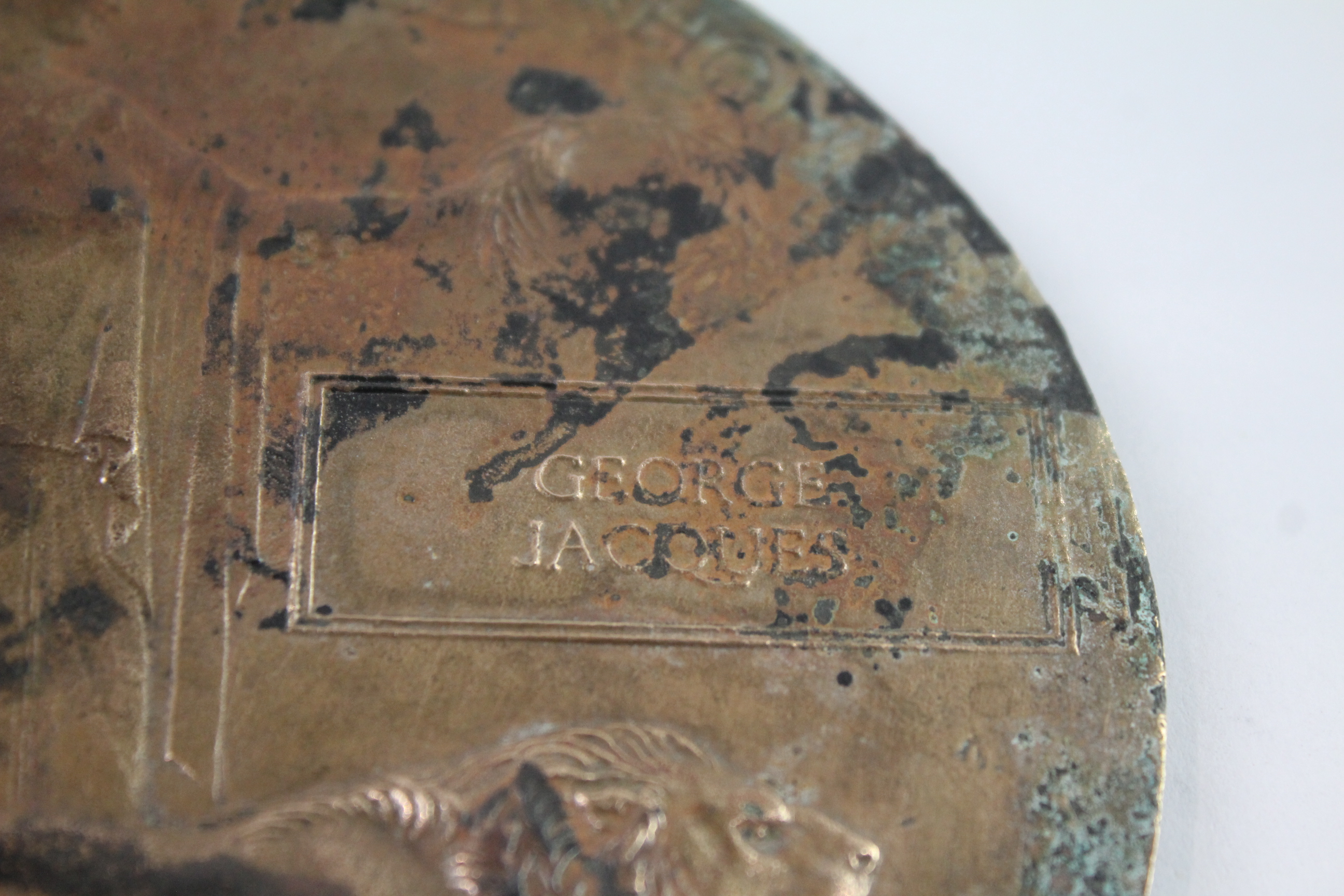 WW1 Death Plaque Named- George Jacques - WW1 Death Plaque Named- George ...