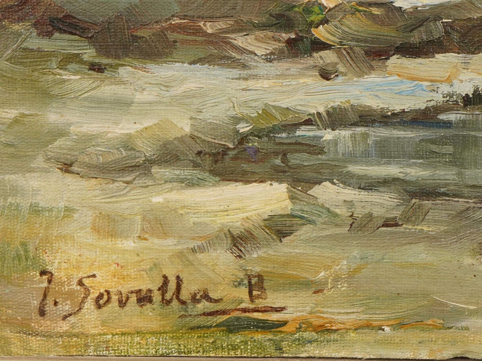 Joaquin Sorolla y Bastida, Spanish, 1863 to 1923, oil on board painting ...
