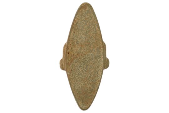An ancient Mesoamerican hand-carved hardstone sculpture, known as the ...