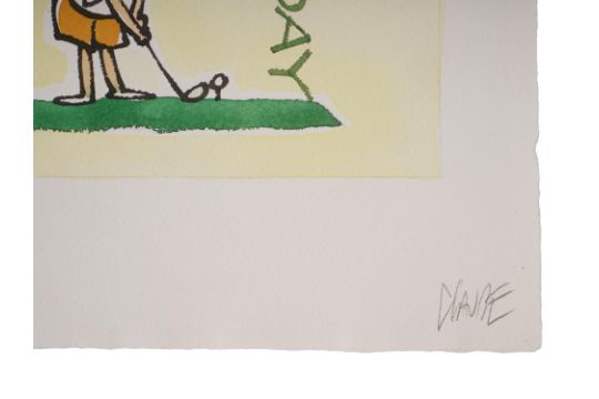A lot of two vintage American hand-painted caricature paintings by New ...