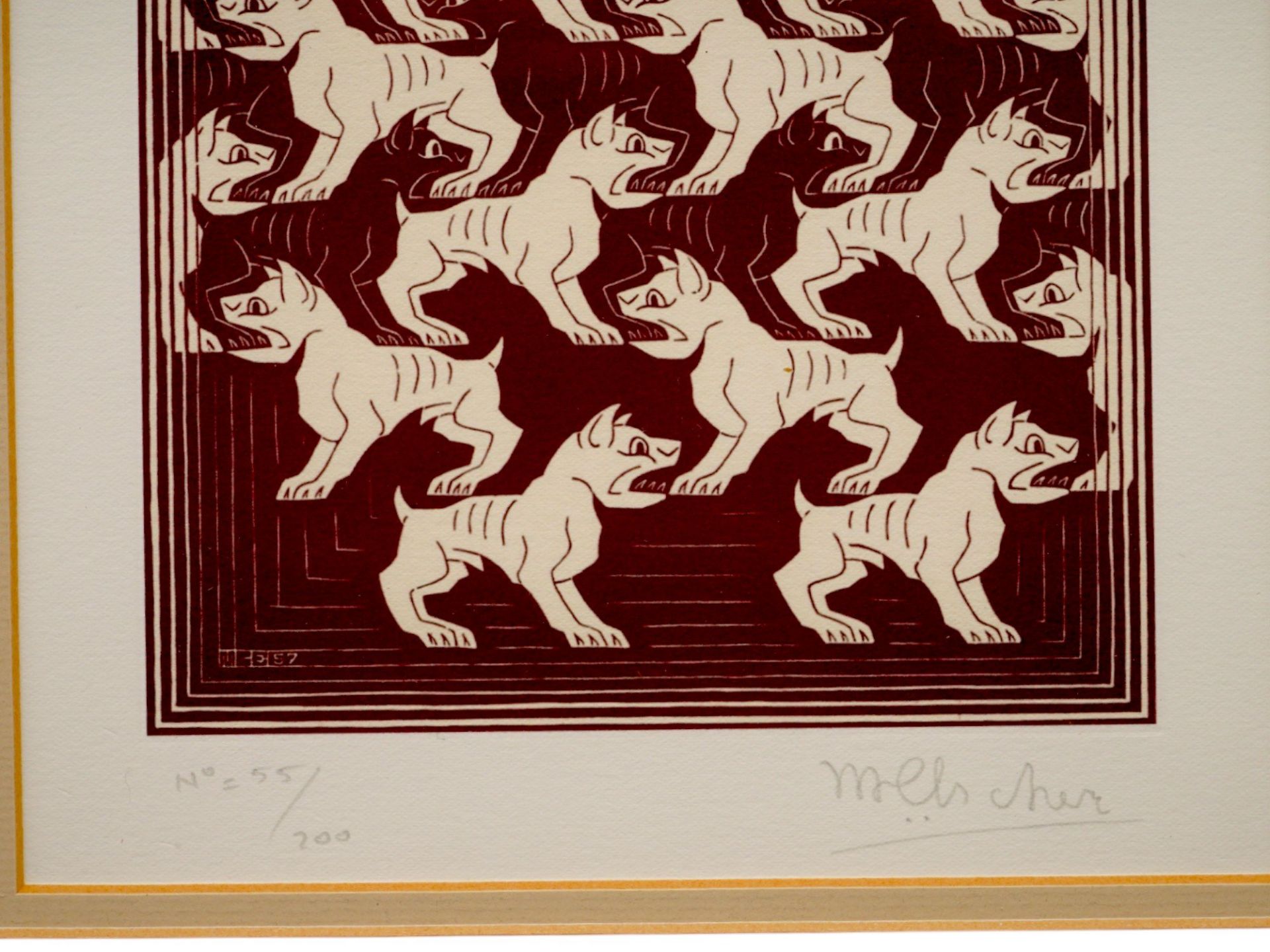 Maurits Cornelis Escher, M.C. Escher, Dutch, 1898 to 1972, color ...