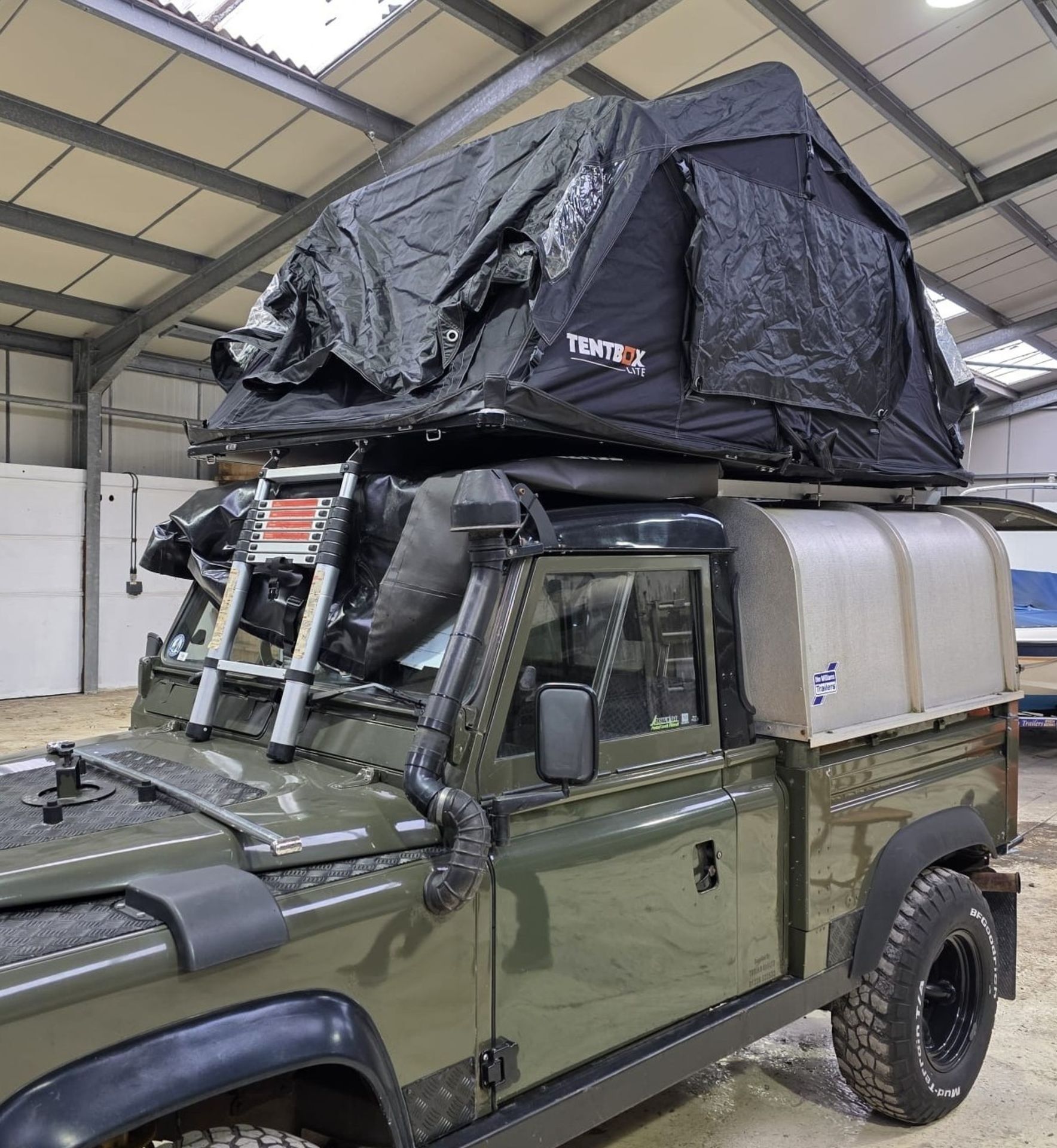 AN EX MOD MILITARY SUPPORT VEHICLE LANDROVER DEFENDER HYBRID. SERVICED ...