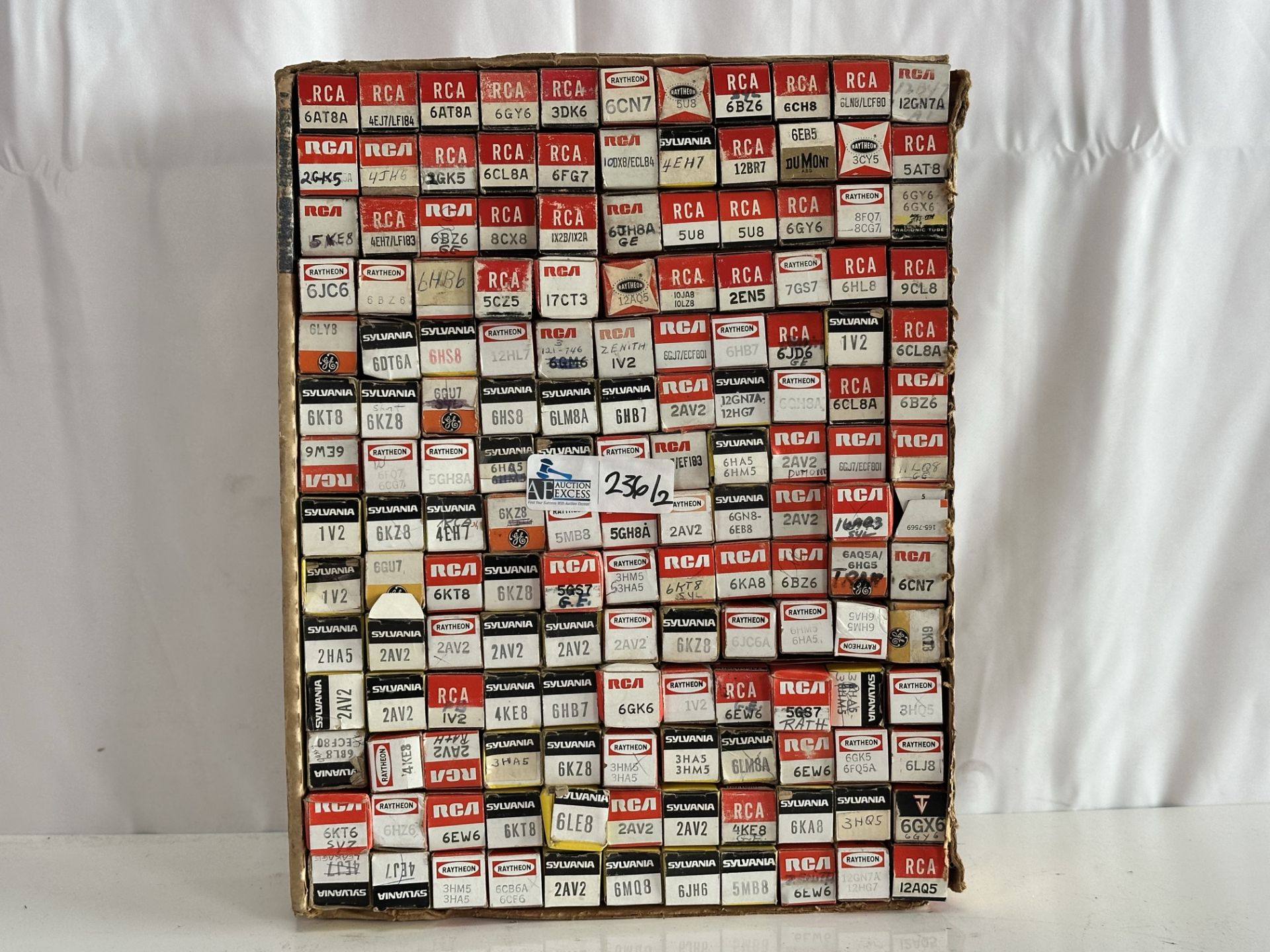 Lot of Vintage Tubes Including box of RCA 6Bk4C / 6EL4A in box, and ...