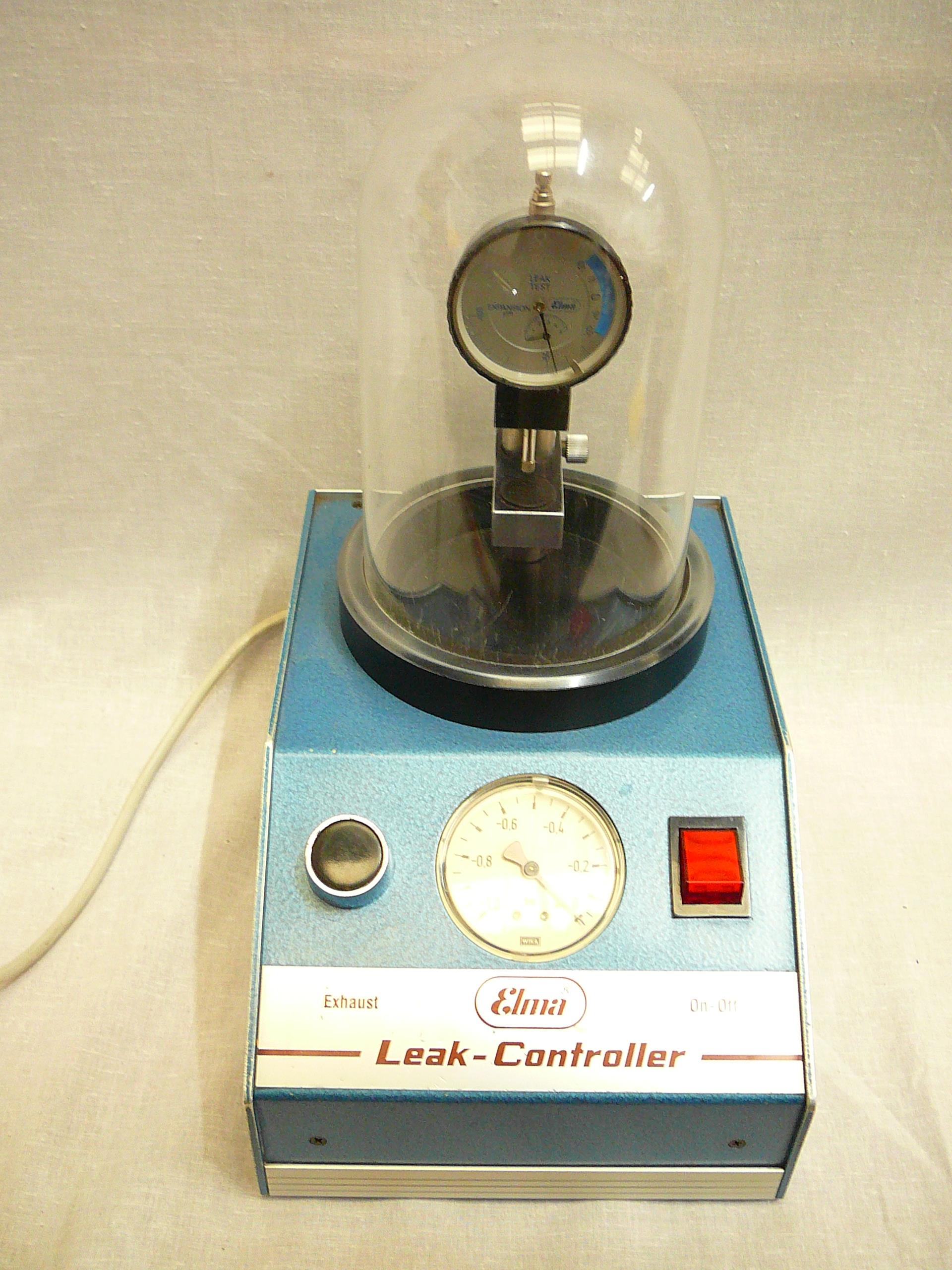 Elma Watch Pressure tester. Working on removal