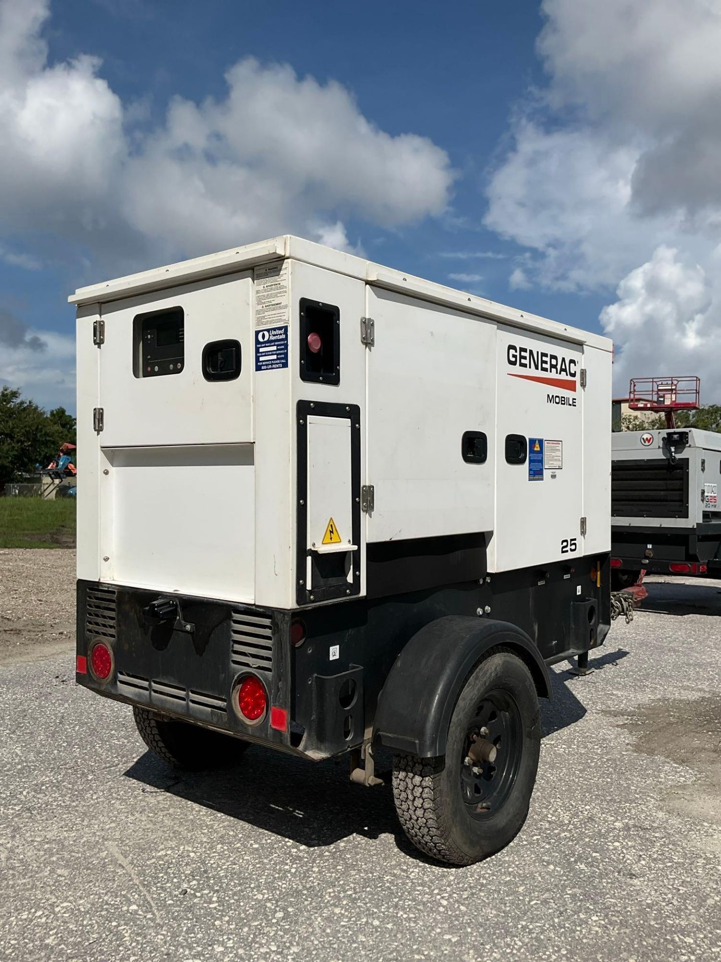 2021 GENERAC GENERATOR MODEL MDG25IF4, DIESEL, ISUZU ENGINE, TRAILER ...