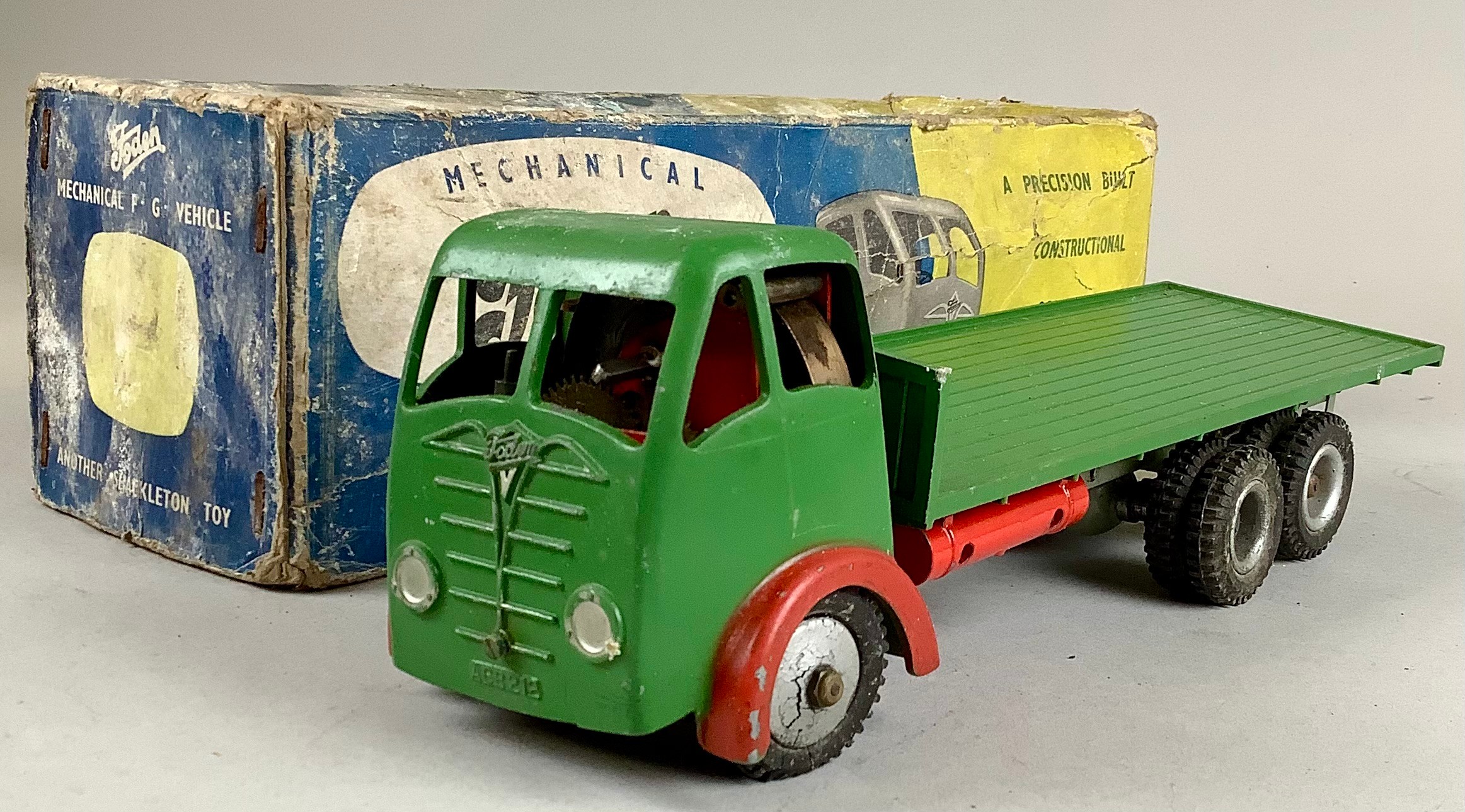 A Shackleton Toys Foden FG mechanical flat bed to scale model truck in ...