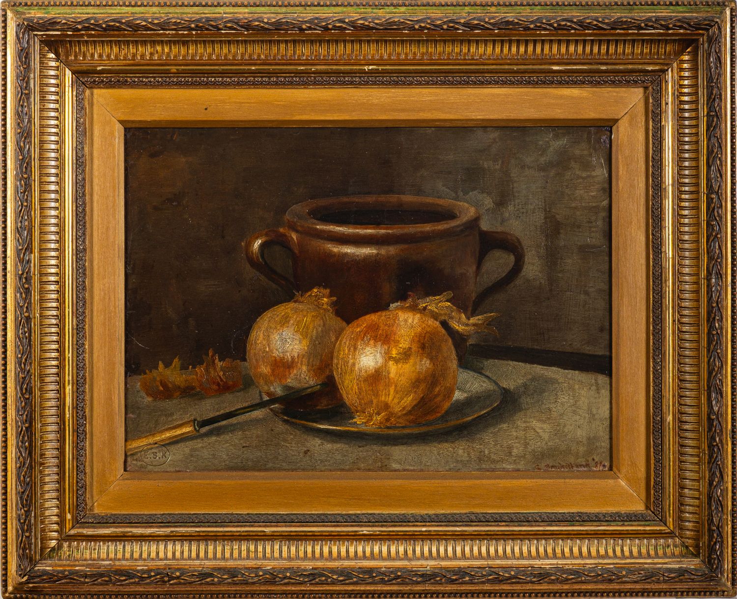 G Brockelbank (Late 19th Century British school) - Still life study of ...