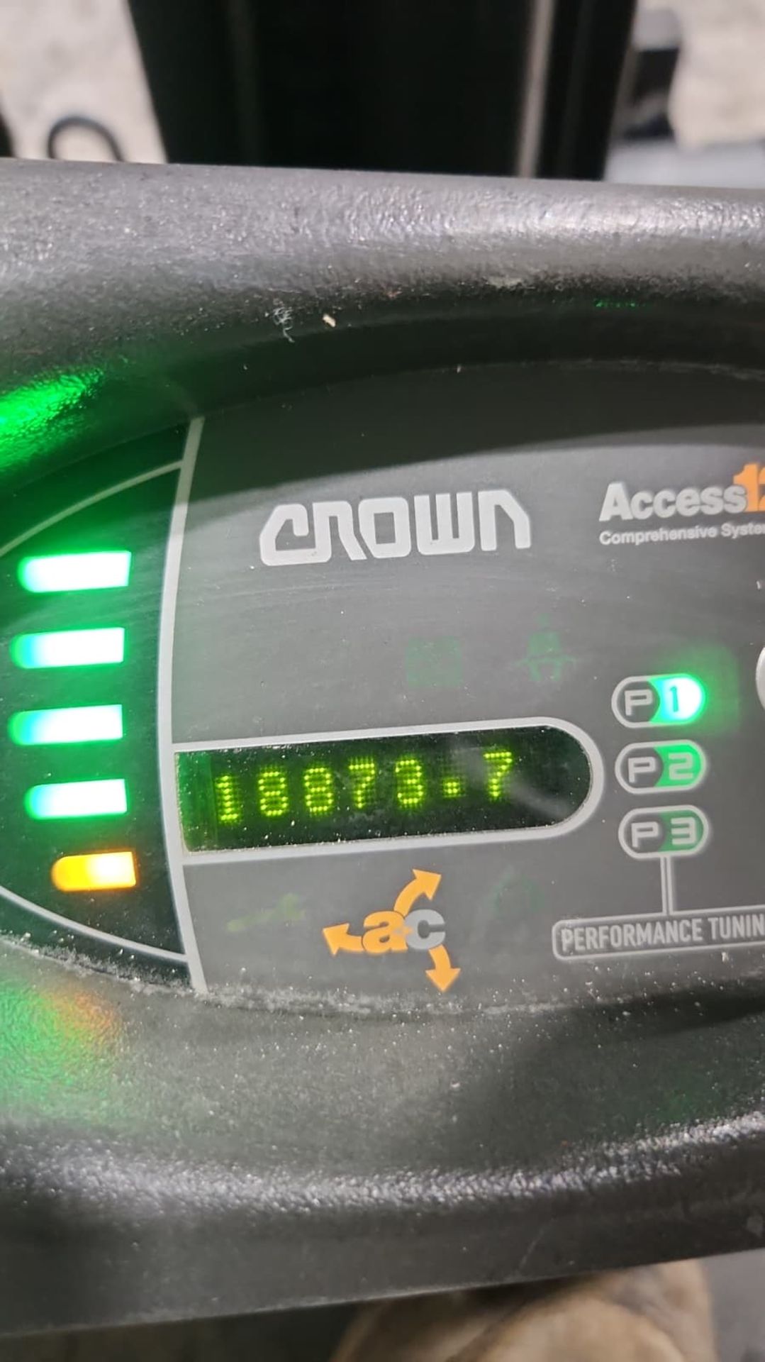 2016 Crown SC5225-35 3,500 LB 3-Wheel Counterbalane Electric Forklift ...