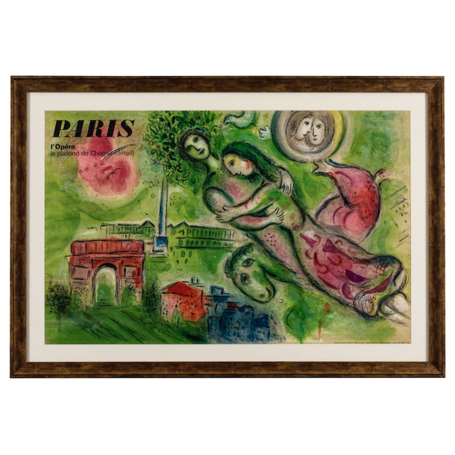 After Marc Chagall (1887-1985) Romeo and Juliet (Sorlier p. 96), 1964 ...