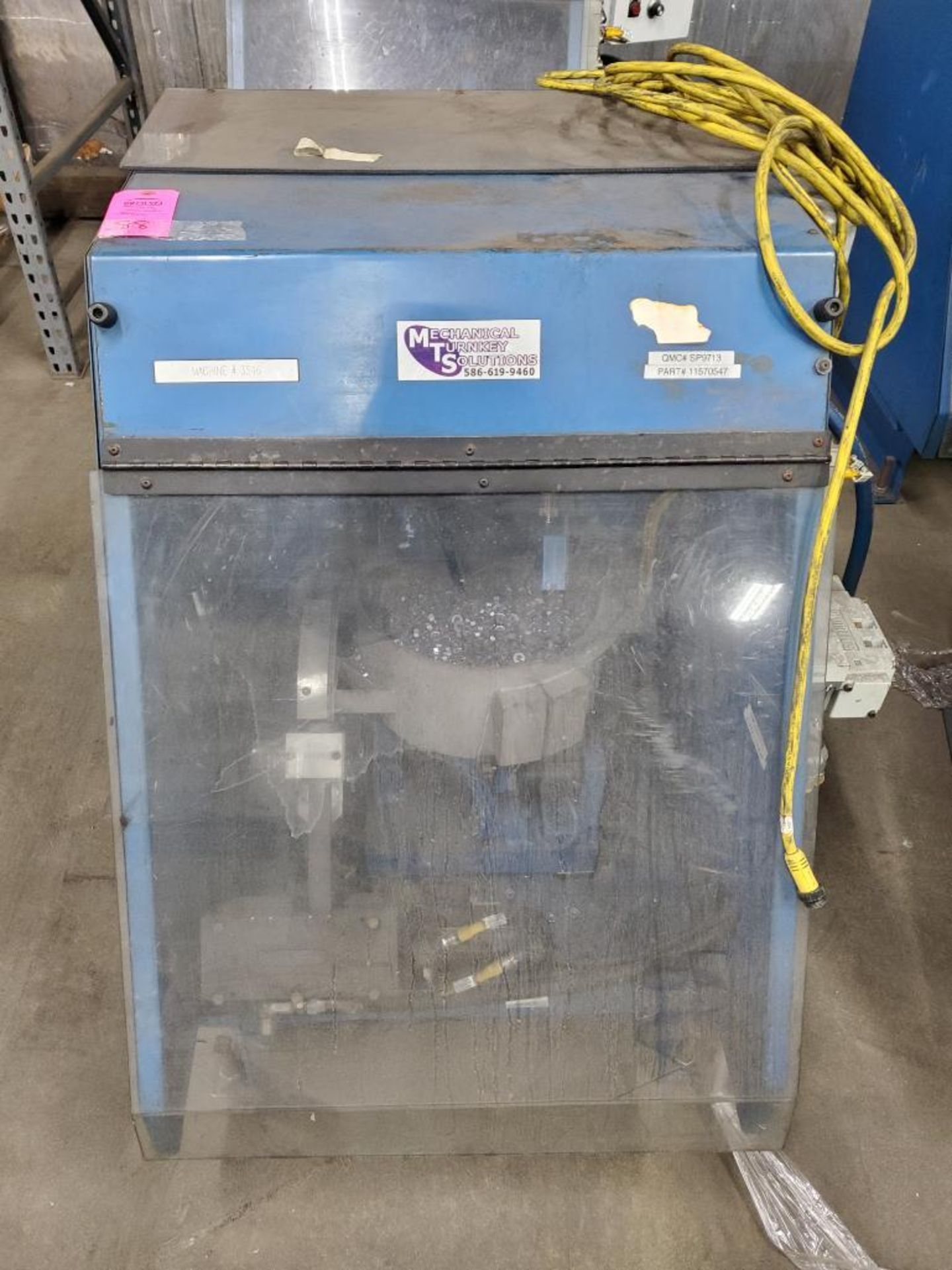 MTS Mechanical Turnkey Solutions vibratory parts feeder.