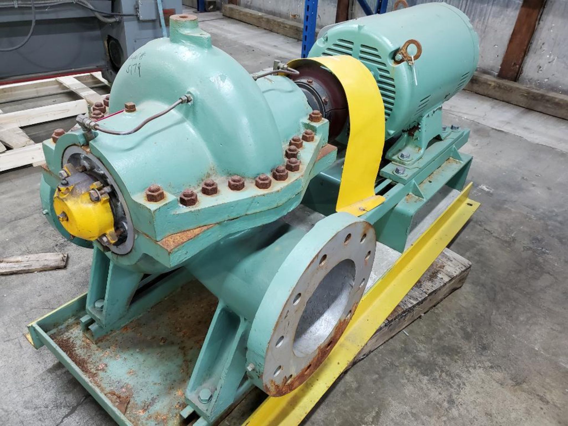 100hp Hydroflo pump. 9.5in inside pump diameter. 460v 3 phase. For a ...