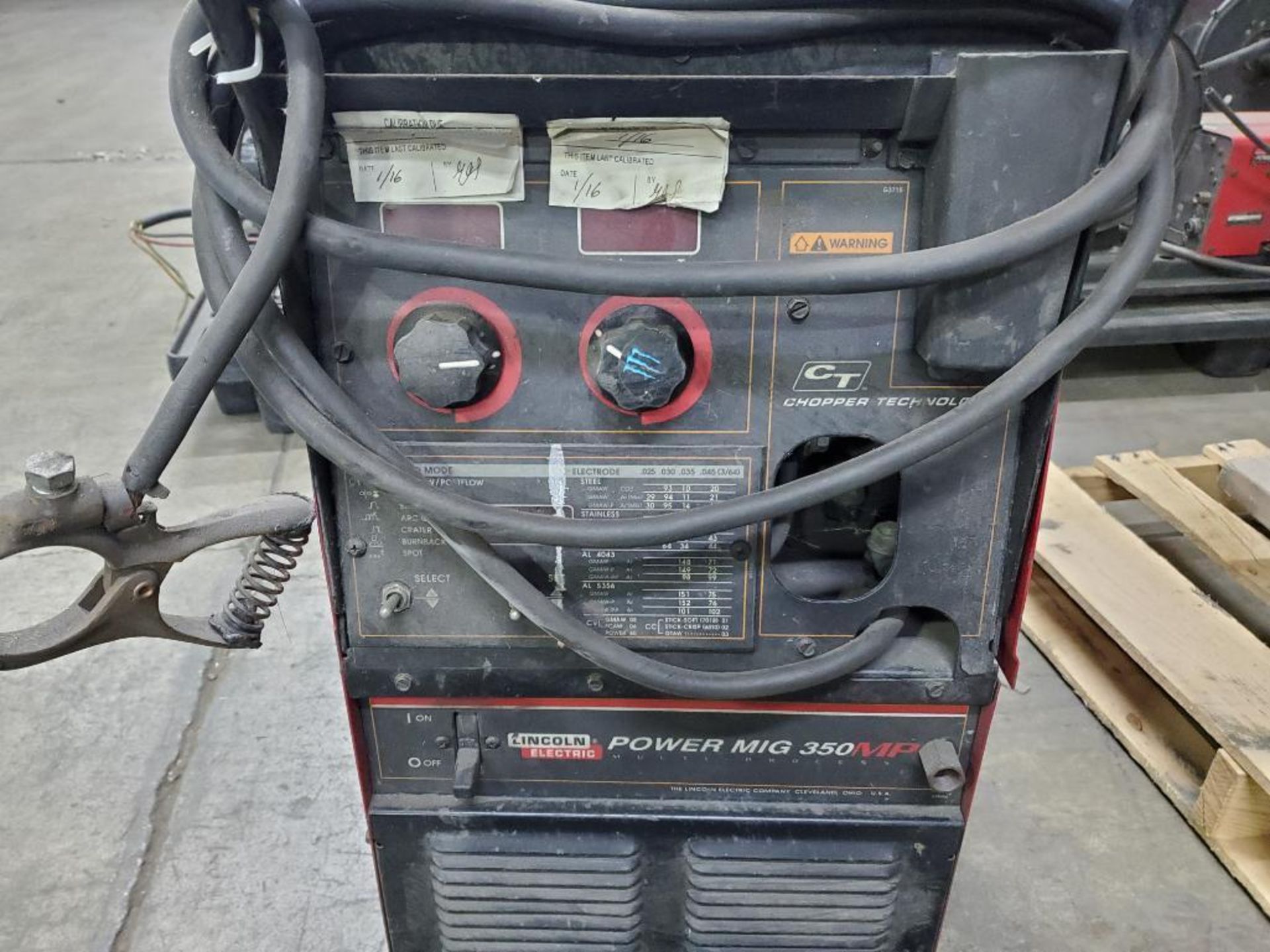 Lincoln Power Mig 350MP welder. 208/230/460/575v single phase.