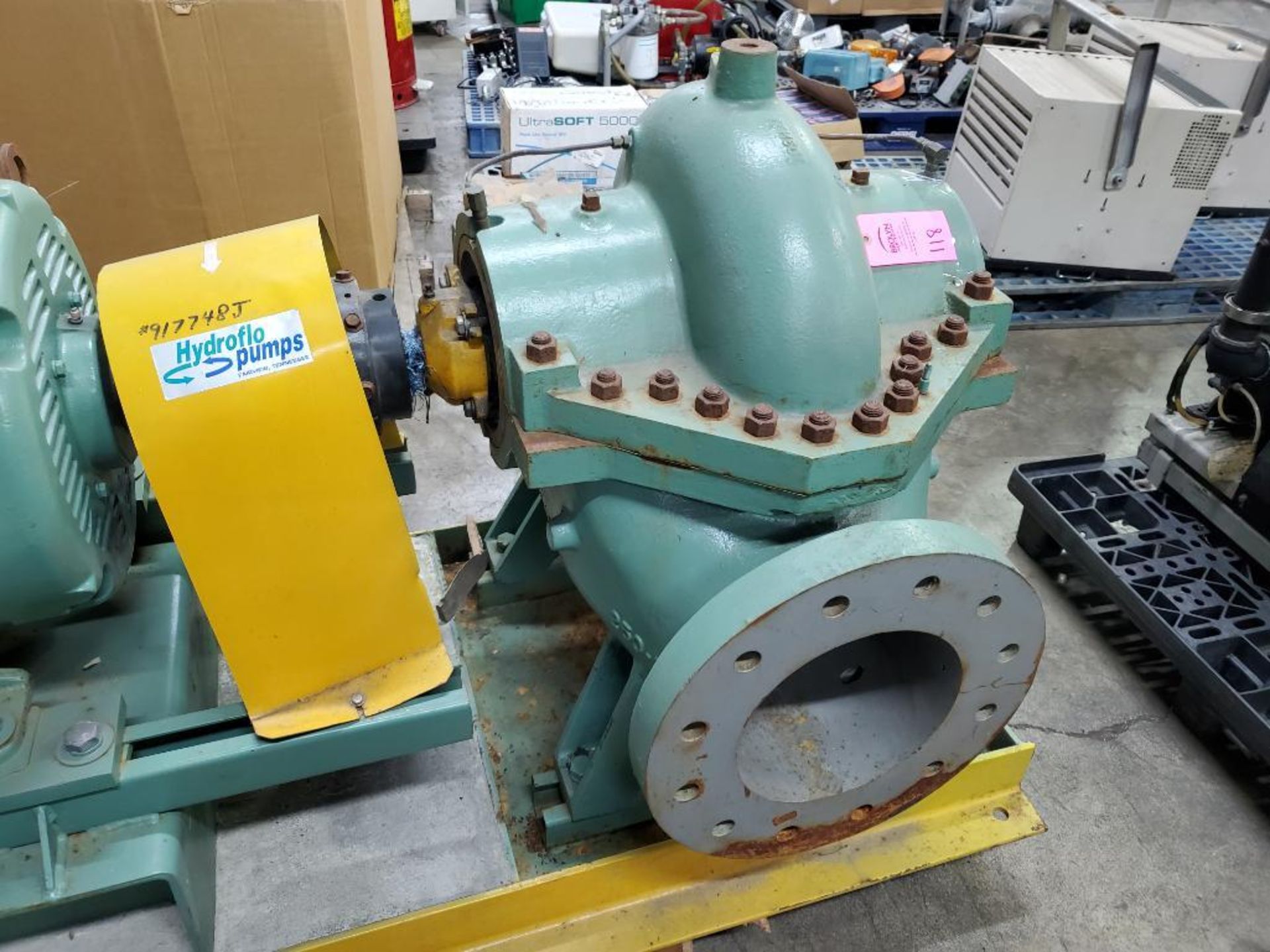 100hp Hydroflo pump. 9.5in inside pump diameter. 460v 3 phase. For a ...