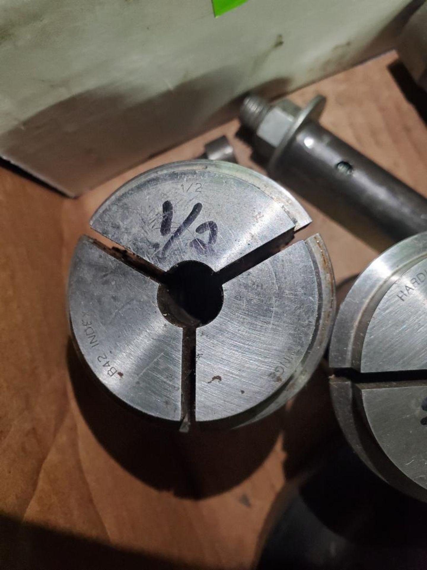 Kitagawa CR42 collet chuck with B42 collets. For a $20 fee this lot can ...