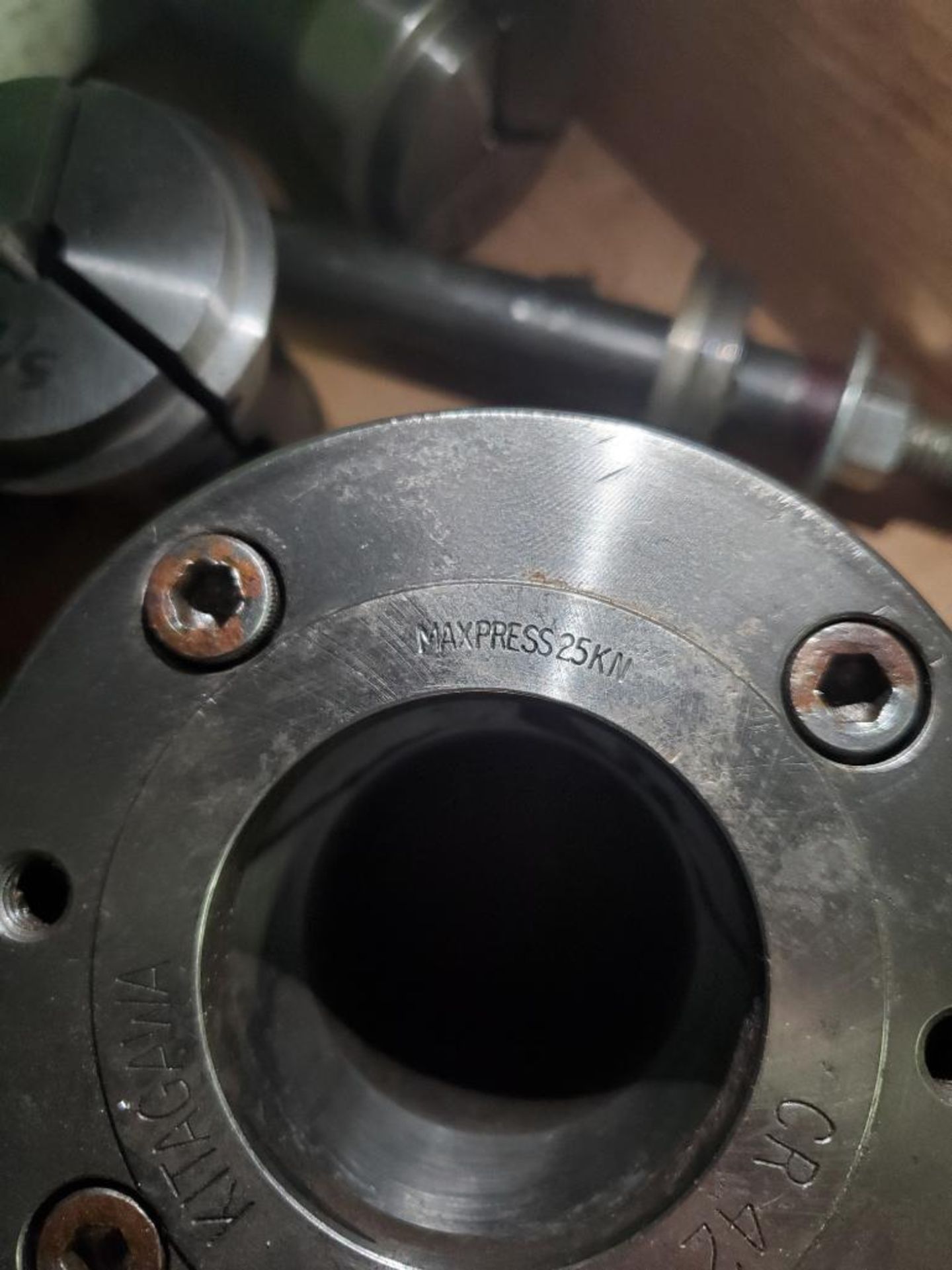 Kitagawa CR42 collet chuck with B42 collets. For a $20 fee this lot can ...