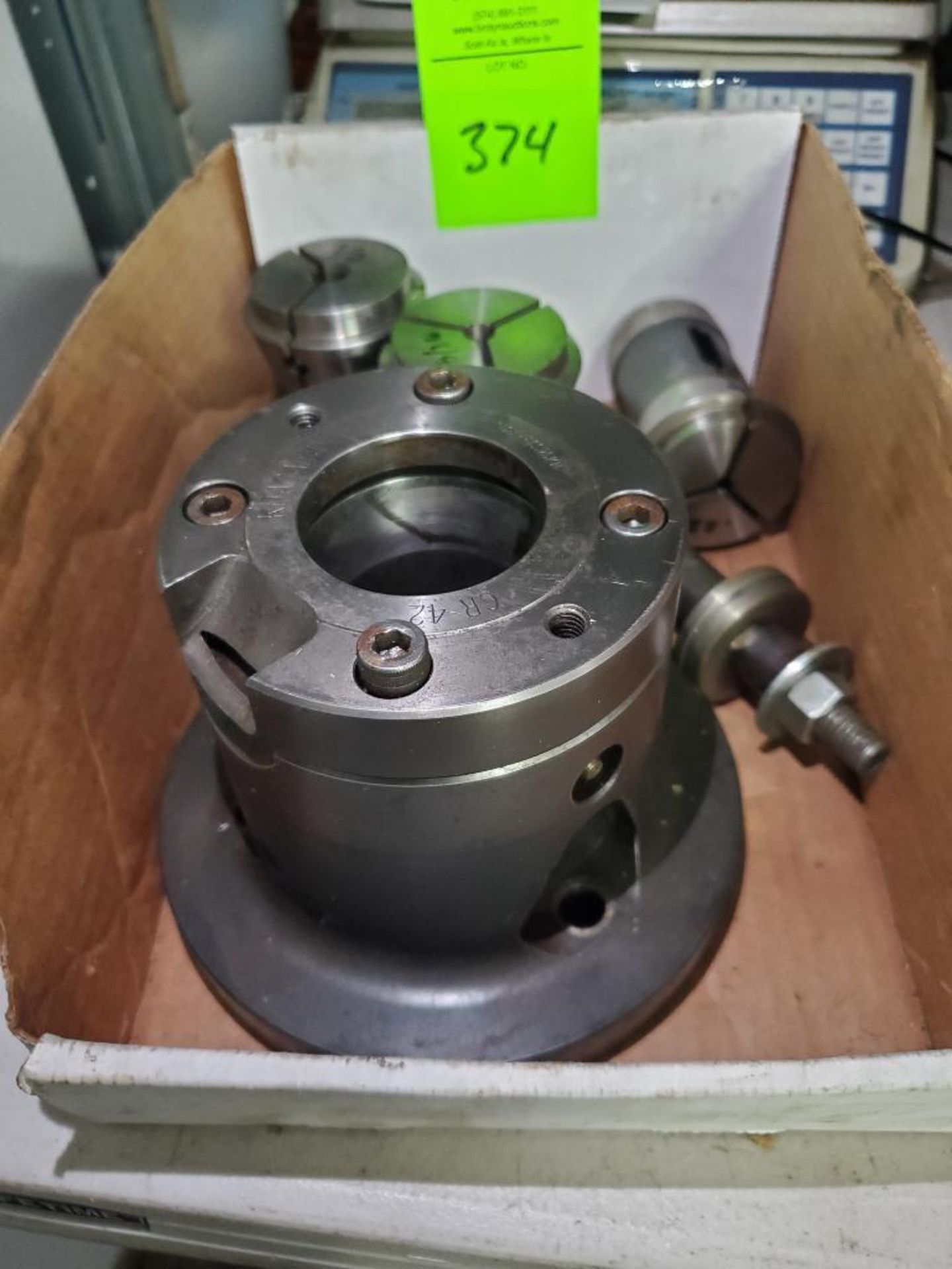Kitagawa CR42 collet chuck with B42 collets. For a $20 fee this lot can ...