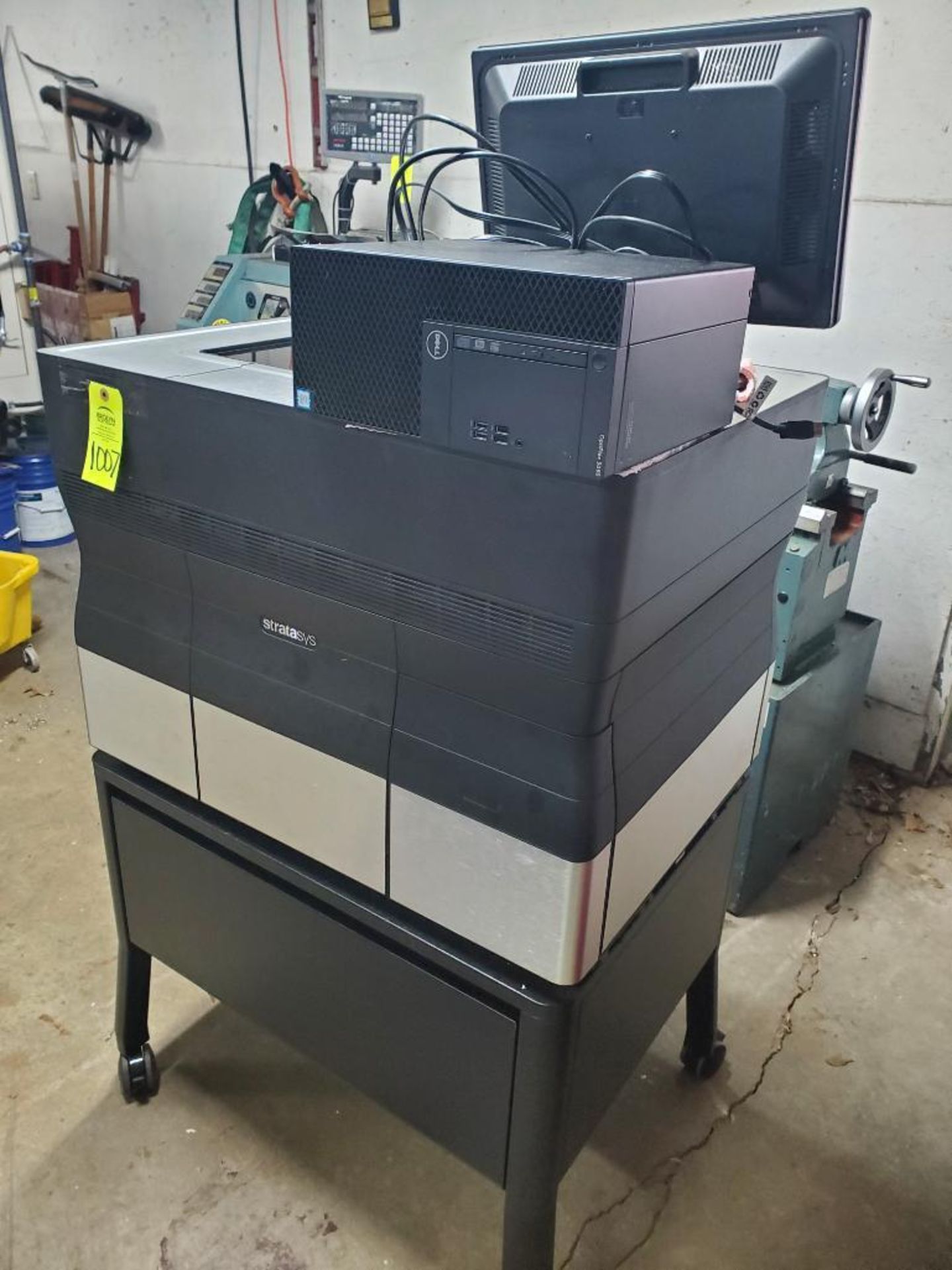 Stratasys 3D printer. Model Objet30 V3. Mfg date 2016. Serial G1000403 ...