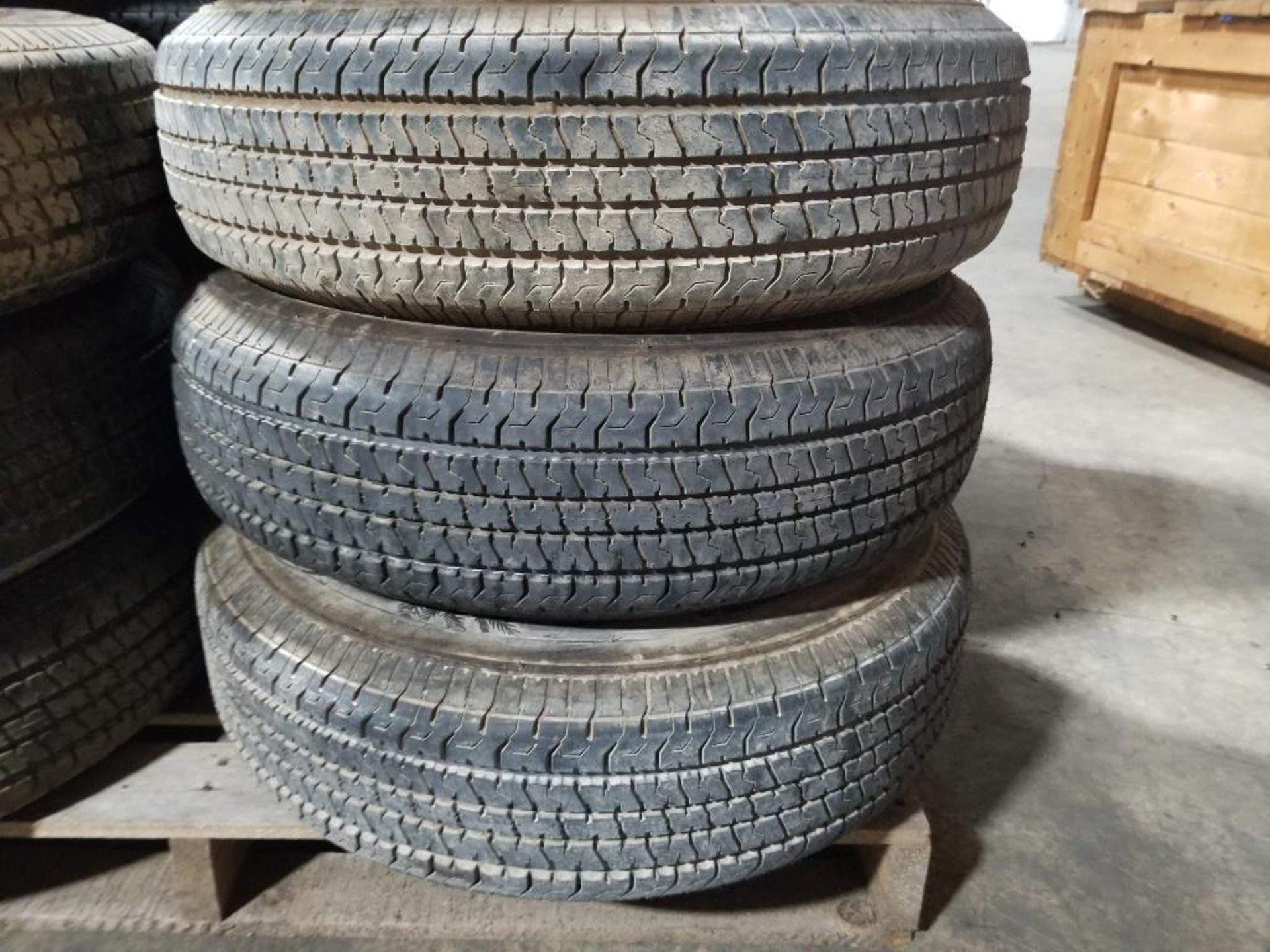 Qty 4 - Wheels and tires. For a $40 fee this lot can be prepared for ...