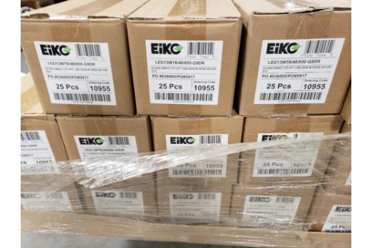 Qty 175 - EiKO direct fit LED bulbs. Part number LED13WT8/48/850-G9DR ...