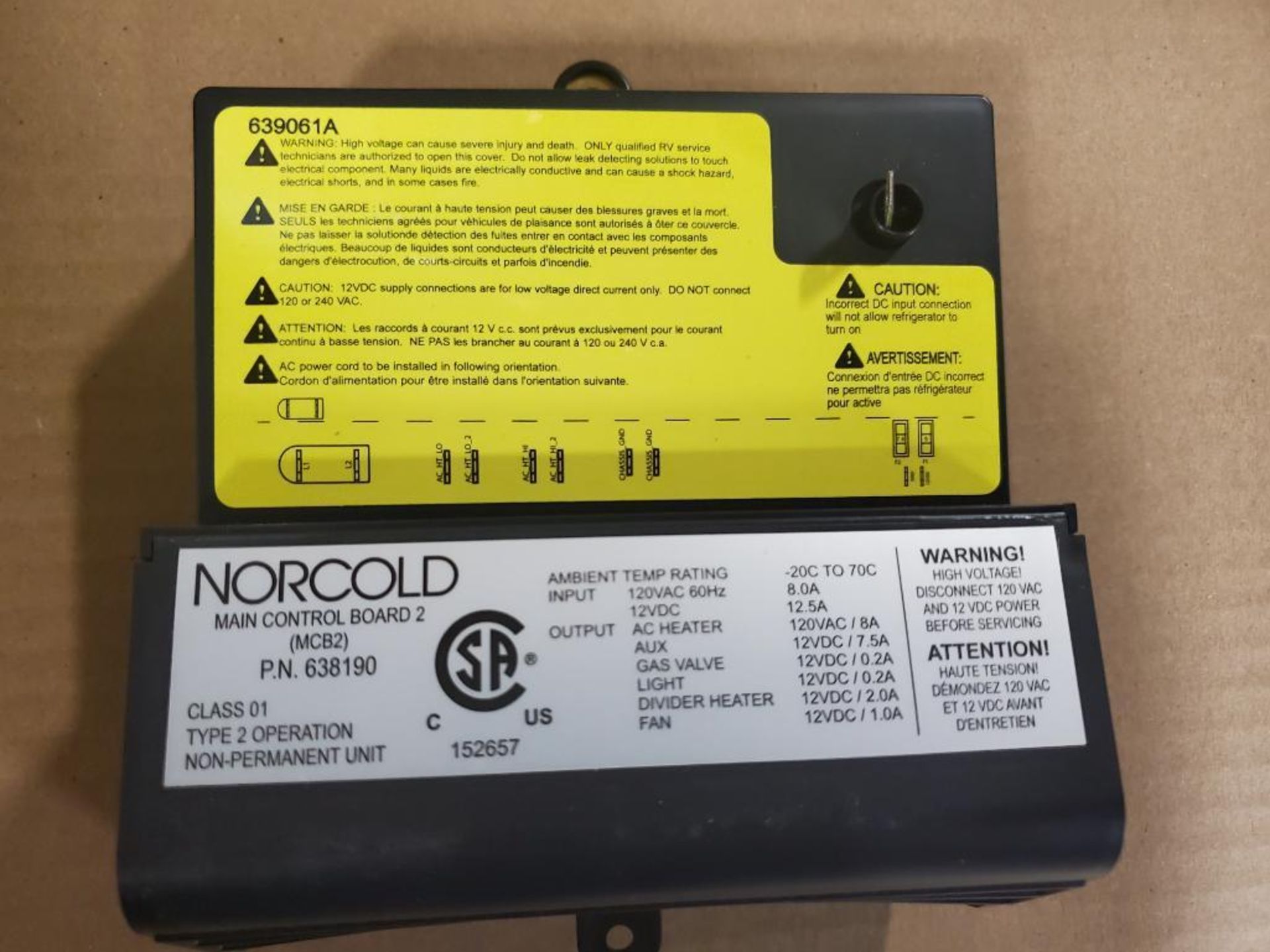 Qty 20 - Norcold refrigerator main control board 2. MCB2. part number ...