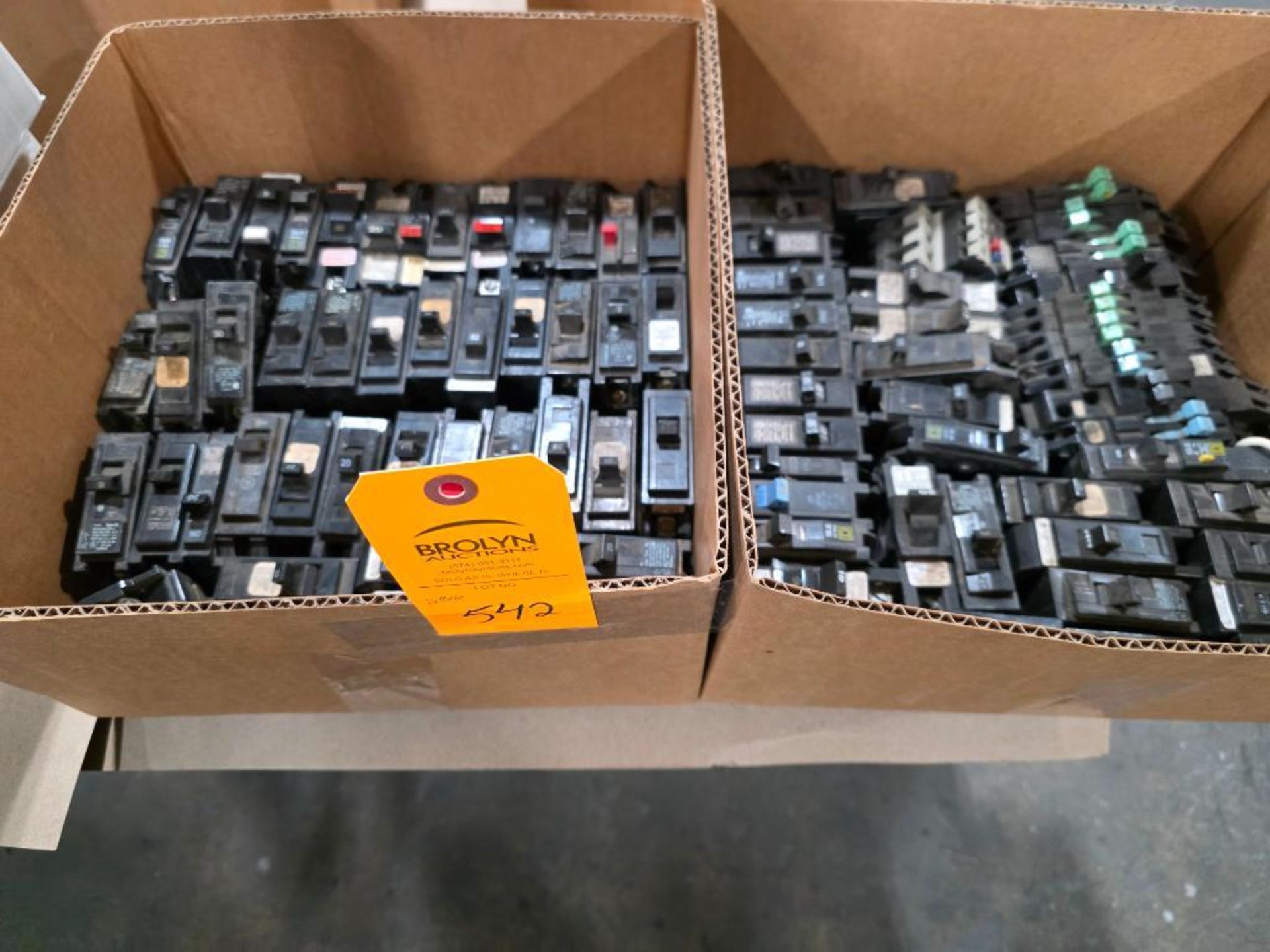 Large qty of molded case breakers. For a $20 fee this lot can be ...
