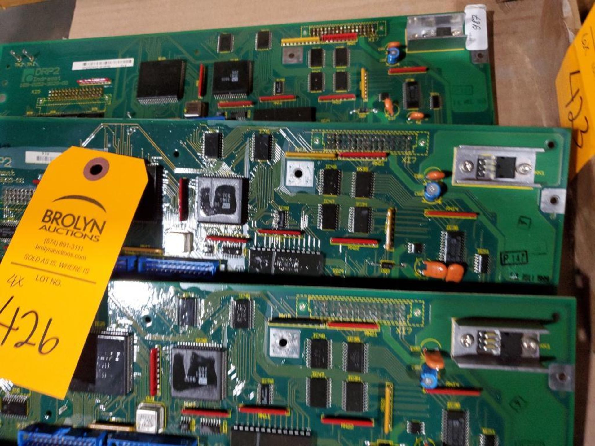 Qty 4 - Indramat control board. DRP2. Part number 109-0852-3B29-06.