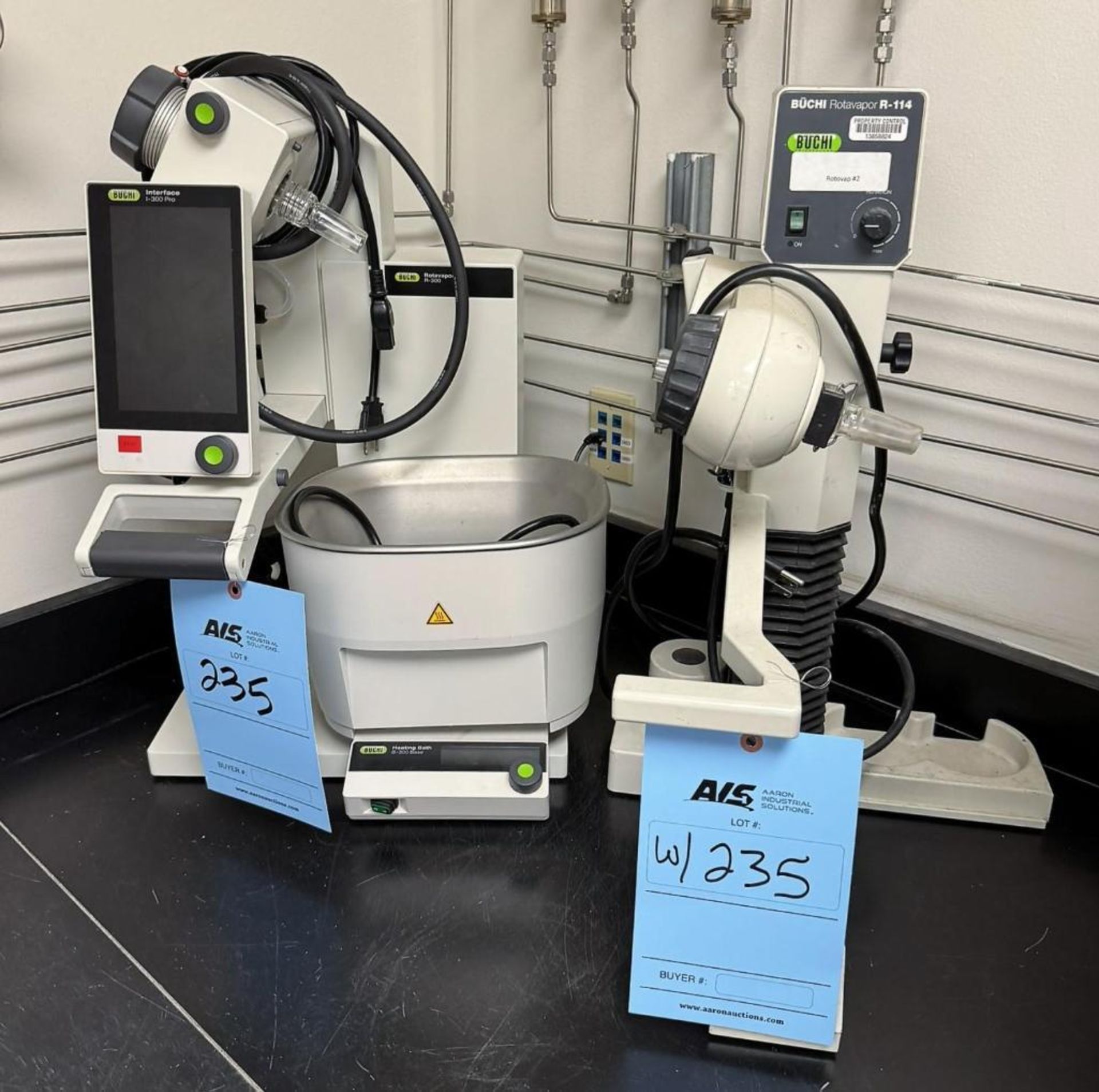 Lot Of Assorted Buchi Rotary Evaporator Parts. With Buchi R-300 EL, I ...
