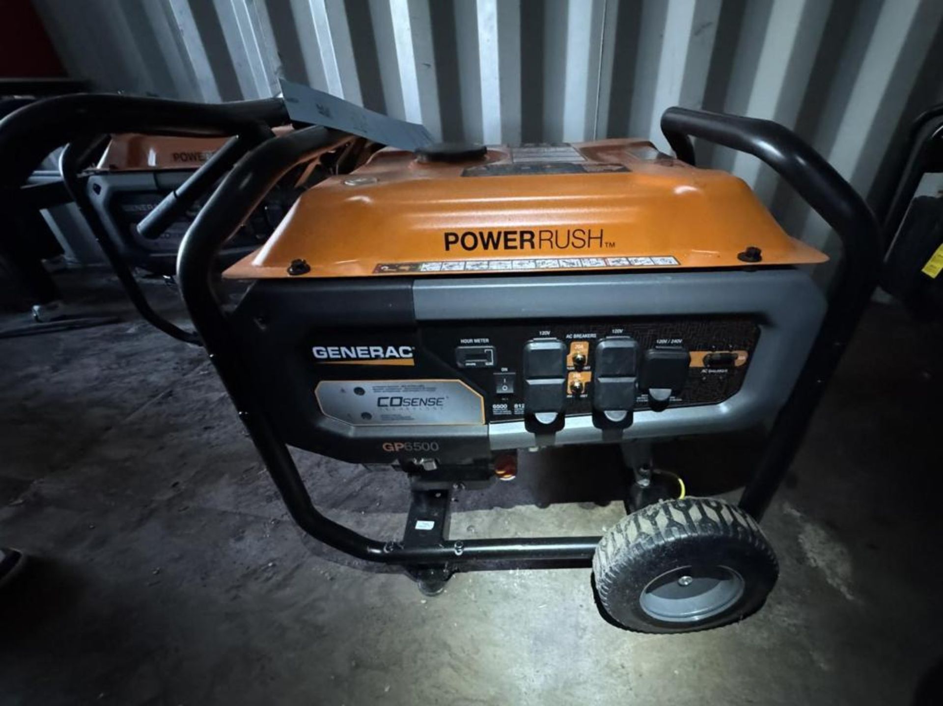 Generac Power Rush GP6500 Portable Generator, Model# G0076802, Serial ...