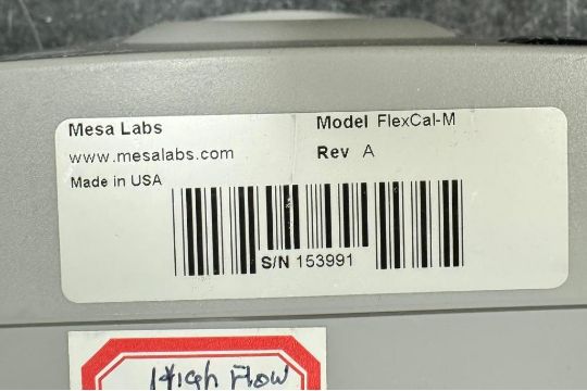 Mesa Labs Volumetric Flow Calibrator, Model # FlexCal-M, Serial # 153991.