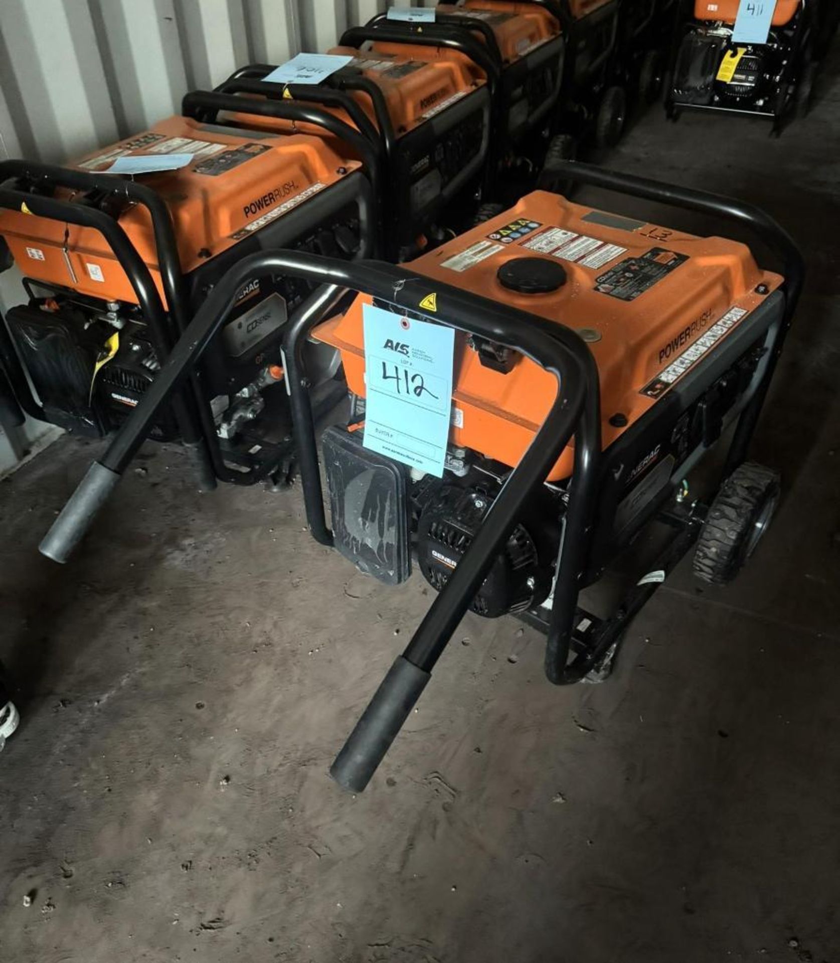 Generac Power Rush GP6500 Portable Generator, Model# G0076802, Serial ...