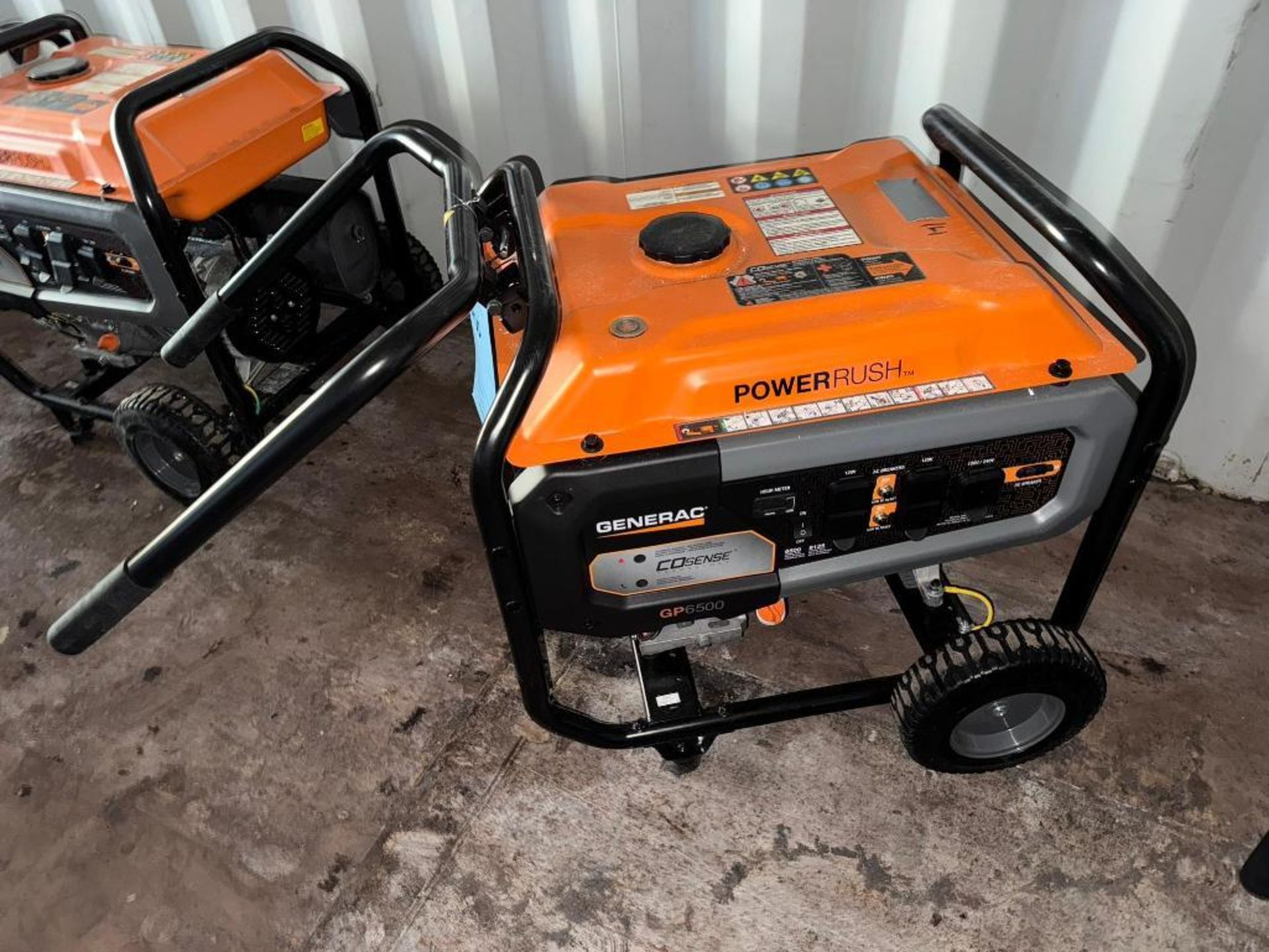 Generac Power Rush GP6500 Portable Generator, Model# G0076802, Serial ...