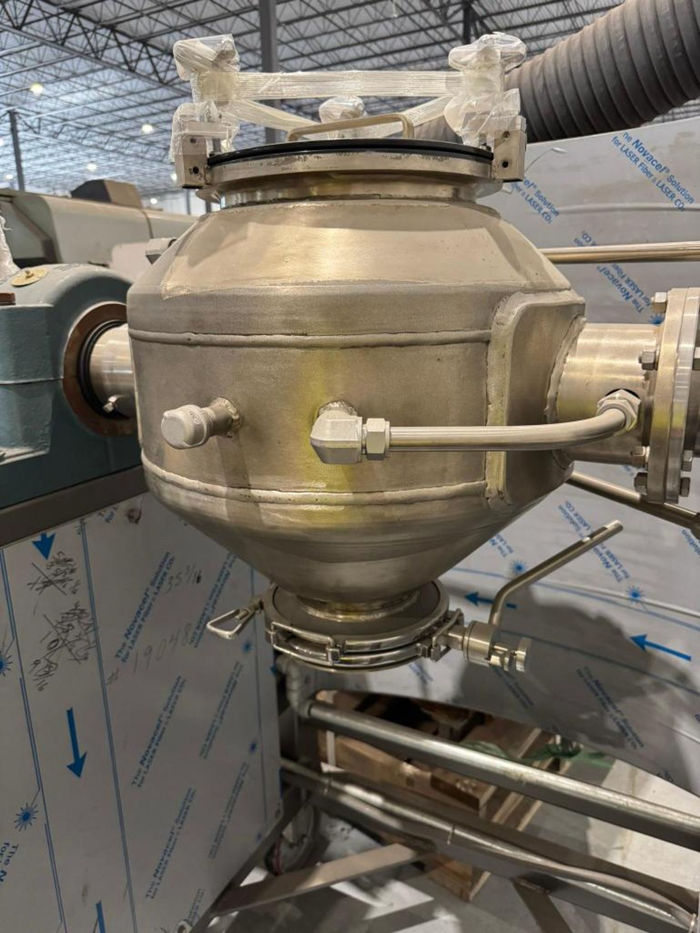 UNUSED Gemco 1 Cubic Foot Double Cone Formulator, Serial# GVD19048 ...