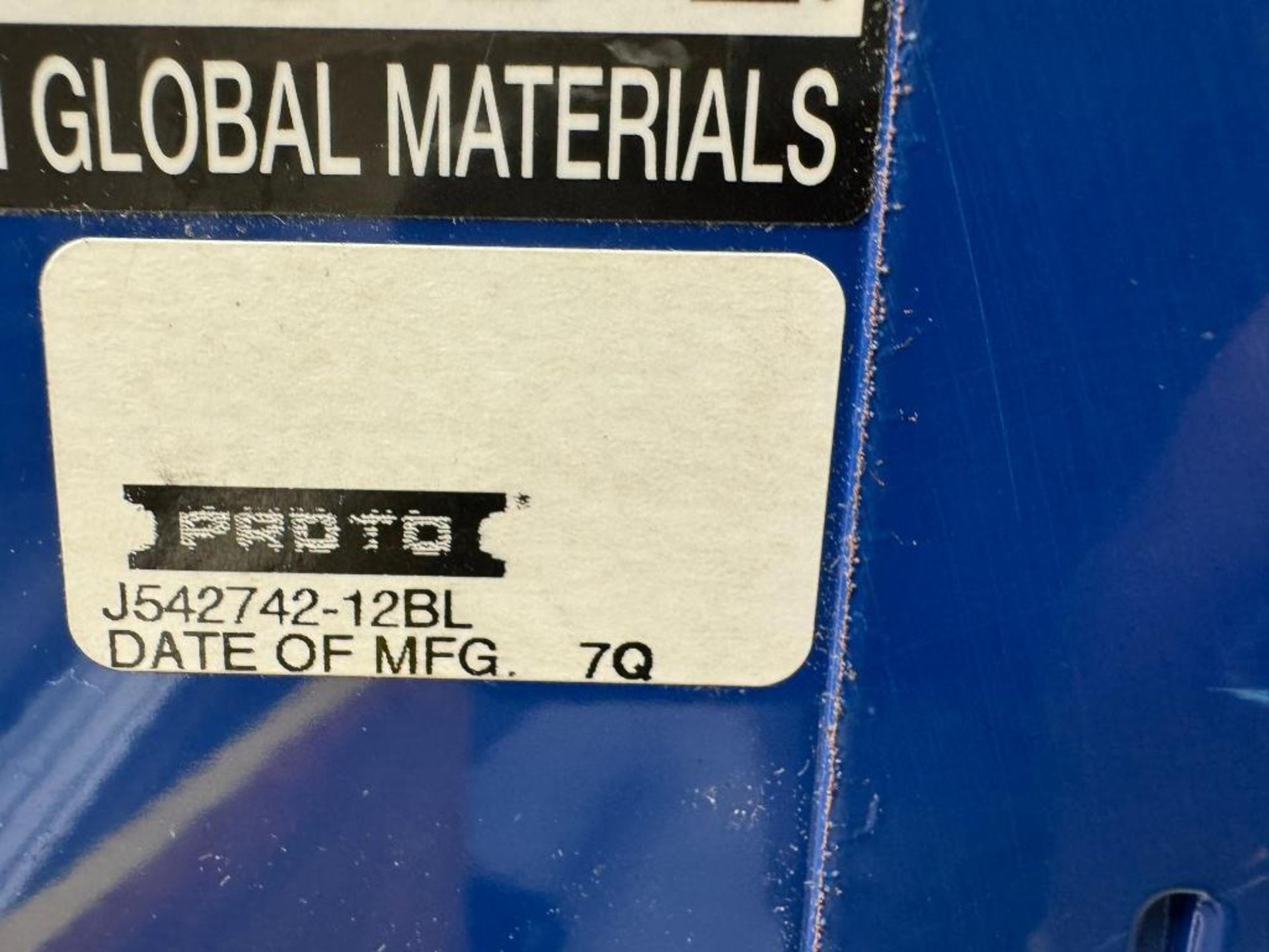 Lot consisting of: (1) Proto Top Tool Chest, Model # J542719-10BL-D. (1 ...