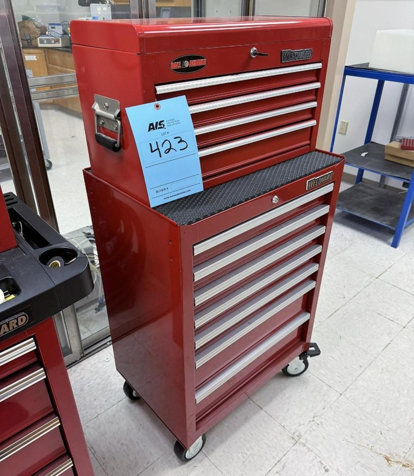Westward 7 Drawer Rolling Tool Cabinet & 4 Drawer Tool Chest. With ...