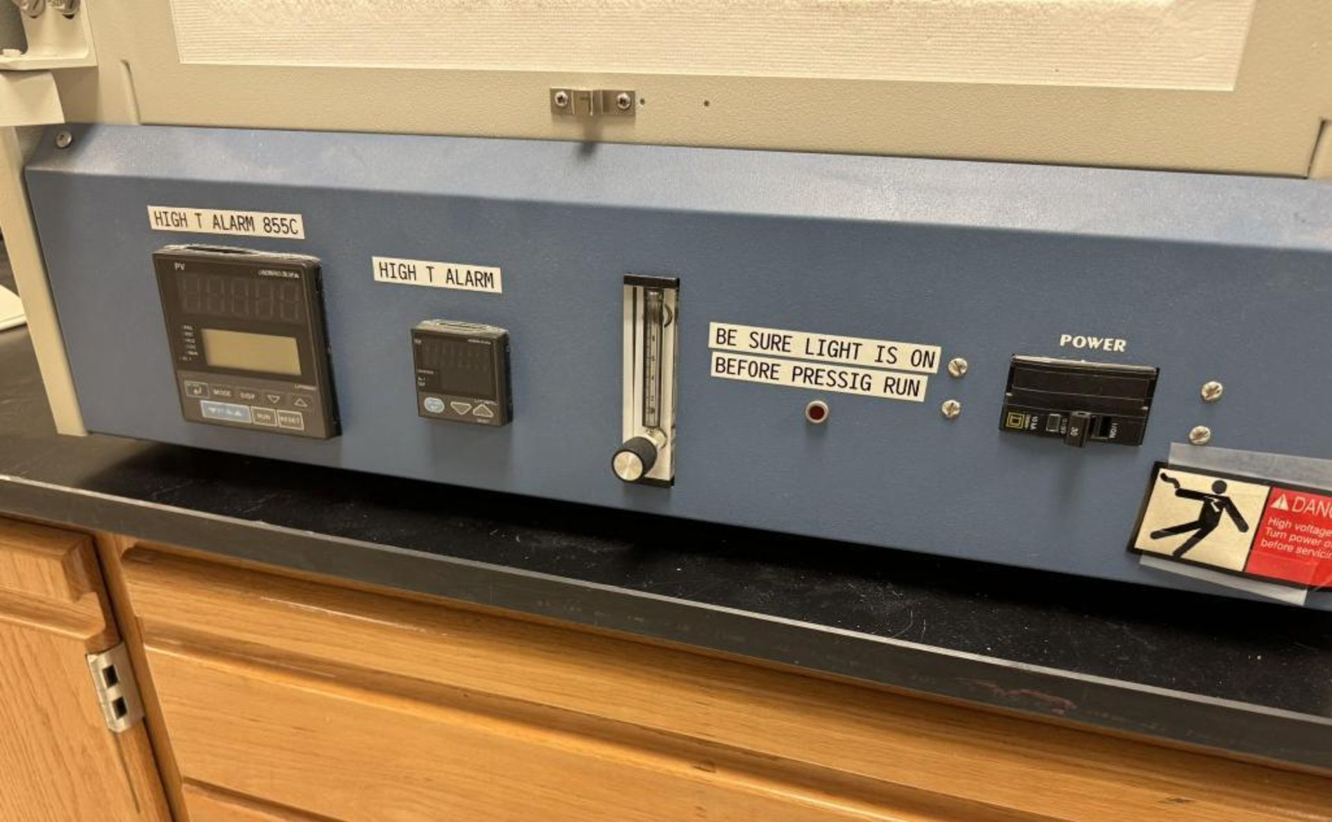 Lindberg Blue M Box Furnace, Model BF51842PBFMC-1, Serial# Z04Y-512138-ZY.
