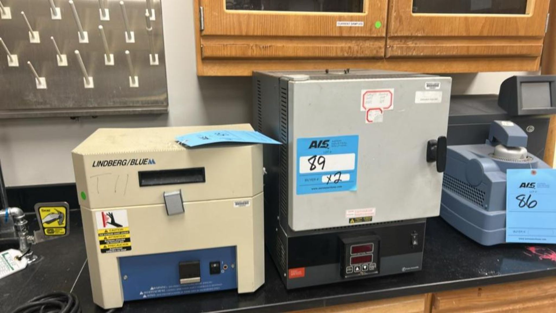Lot Of (2) Furnaces. With (1) Lindberg Blue M Tube Furnace, Model ...
