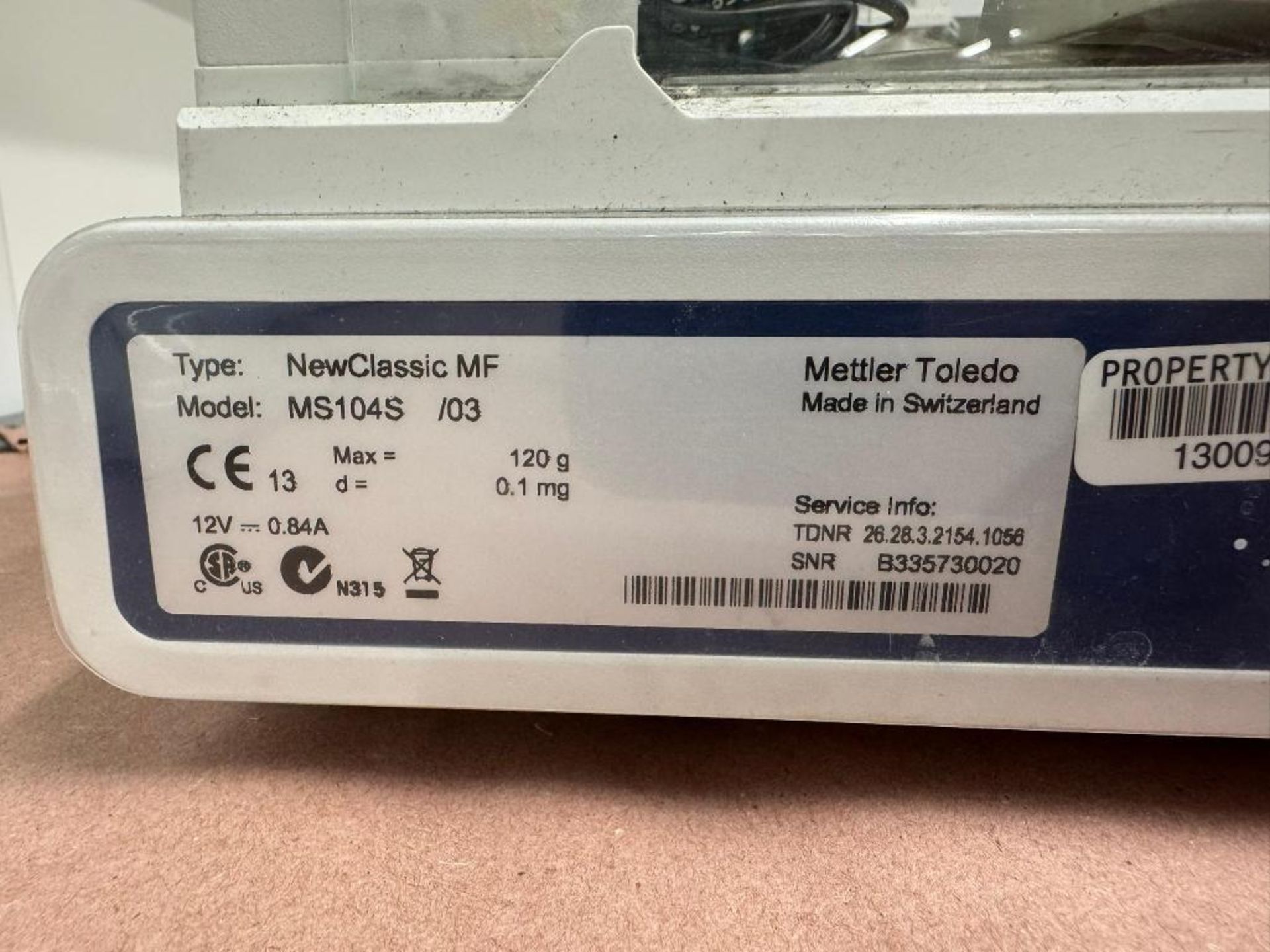 Lot Consisting Of: (1) Mettler Toledo ME204 Analytical Balance, Serial ...