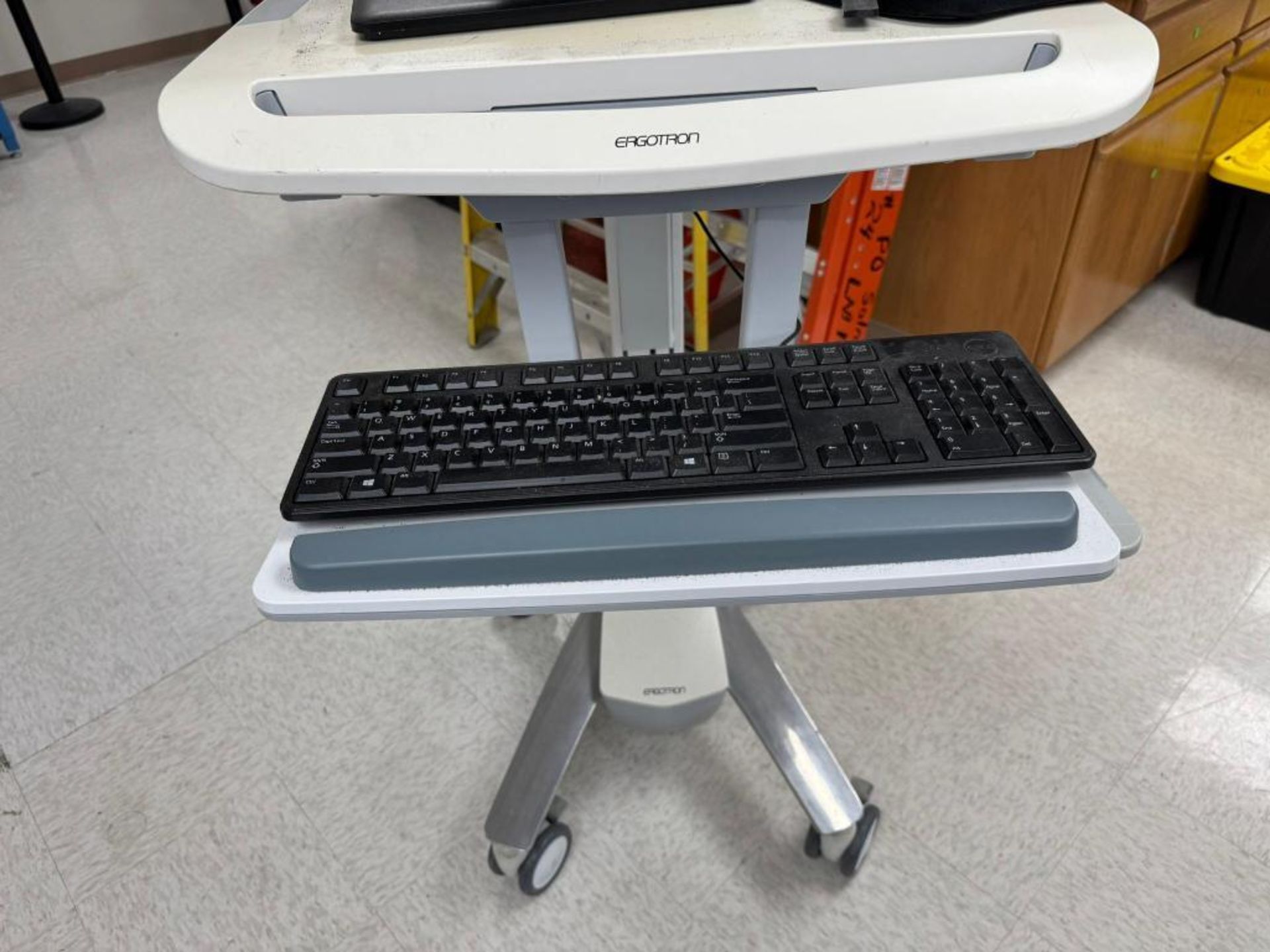 Lot Consisting Of: (1) Labconco stockroom cart, (1) round step stool ...