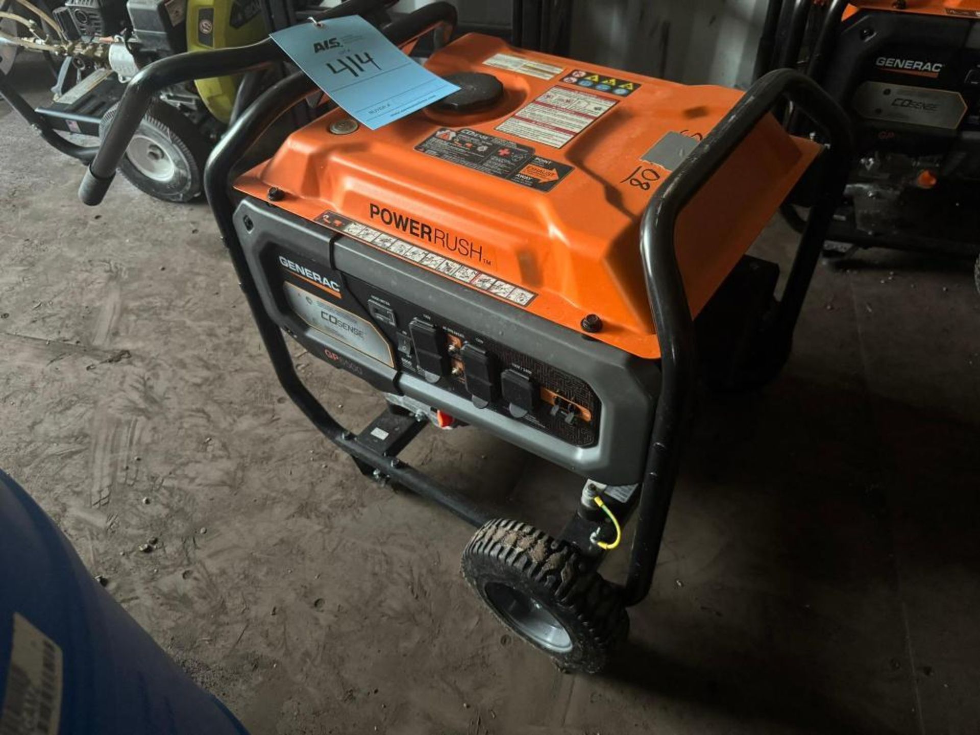 Generac Power Rush GP6500 Portable Generator, Model# G0076802, Serial ...