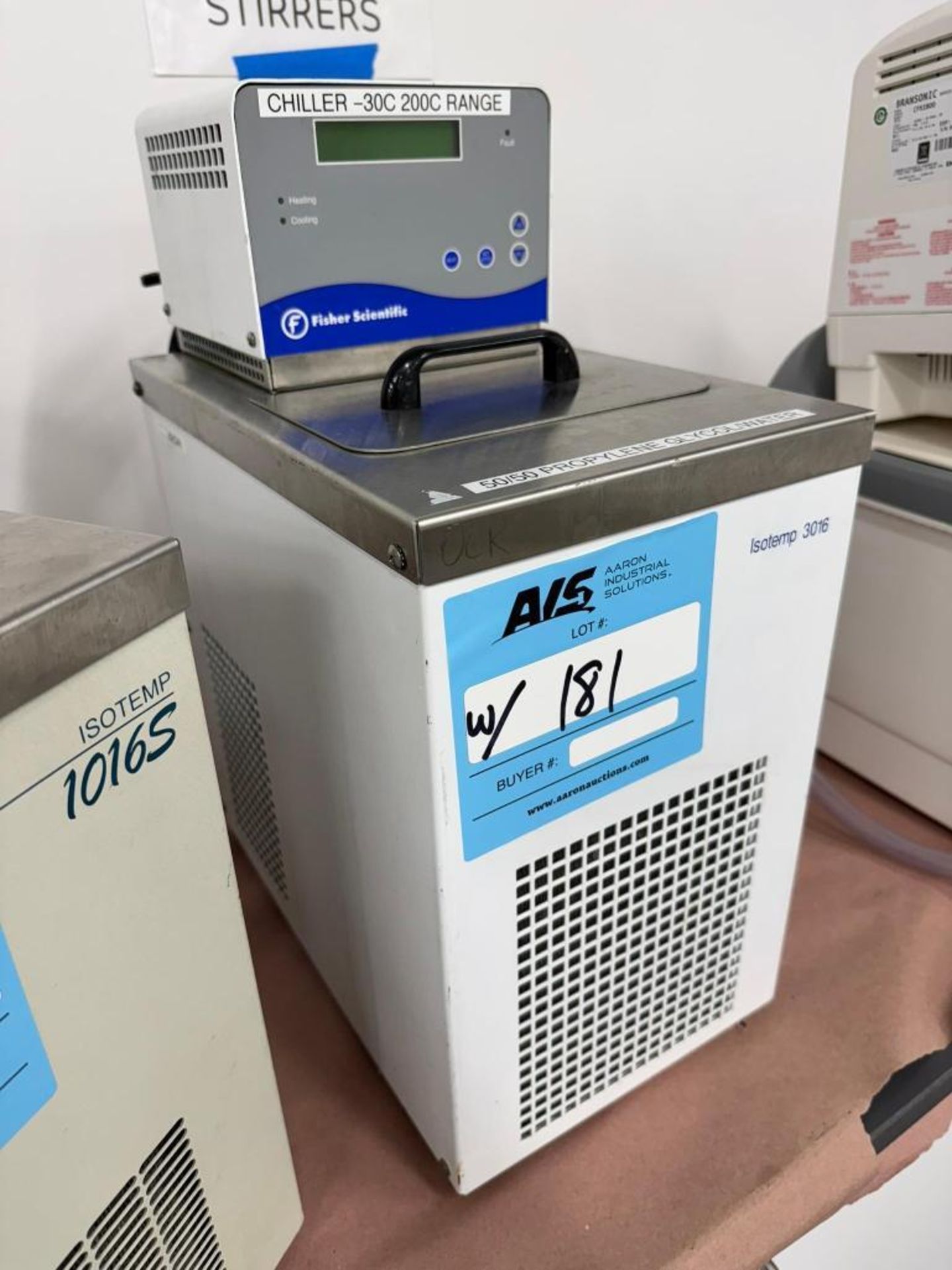 Lot Of (3) Circulators. With (2) Fisher Scientific Isotemp 3016, (1 ...