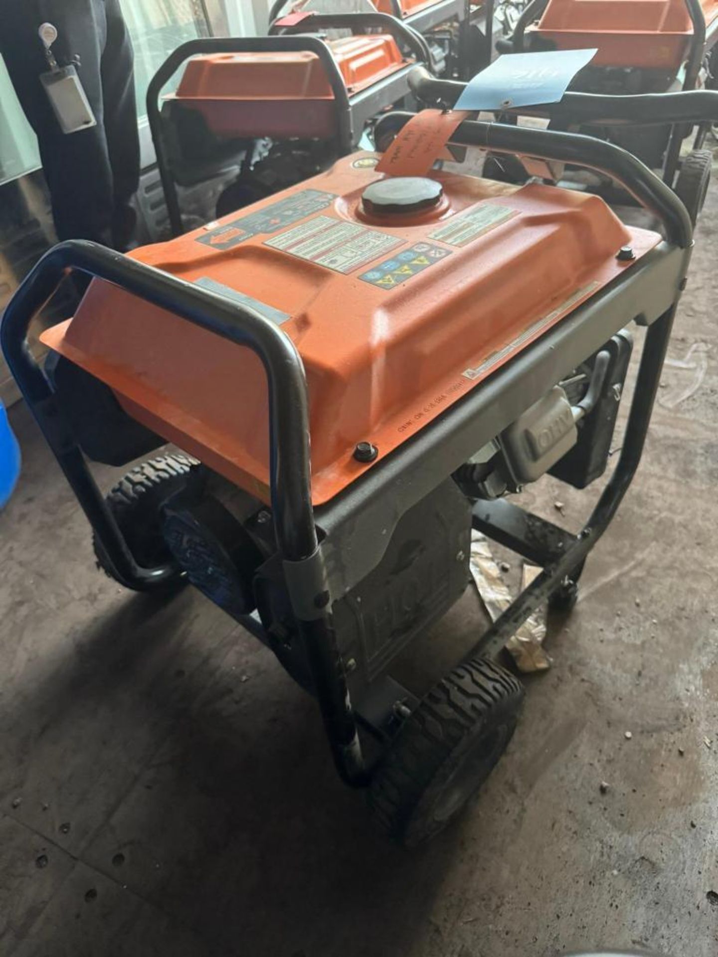 Generac Power Rush GP6500 Portable Generator, Model# G0076802, Serial ...
