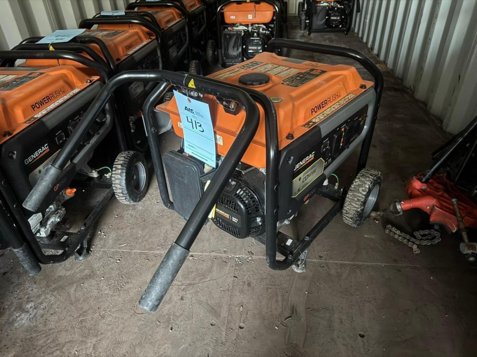 Generac Power Rush GP6500 Portable Generator, Model# G0076802, Serial ...