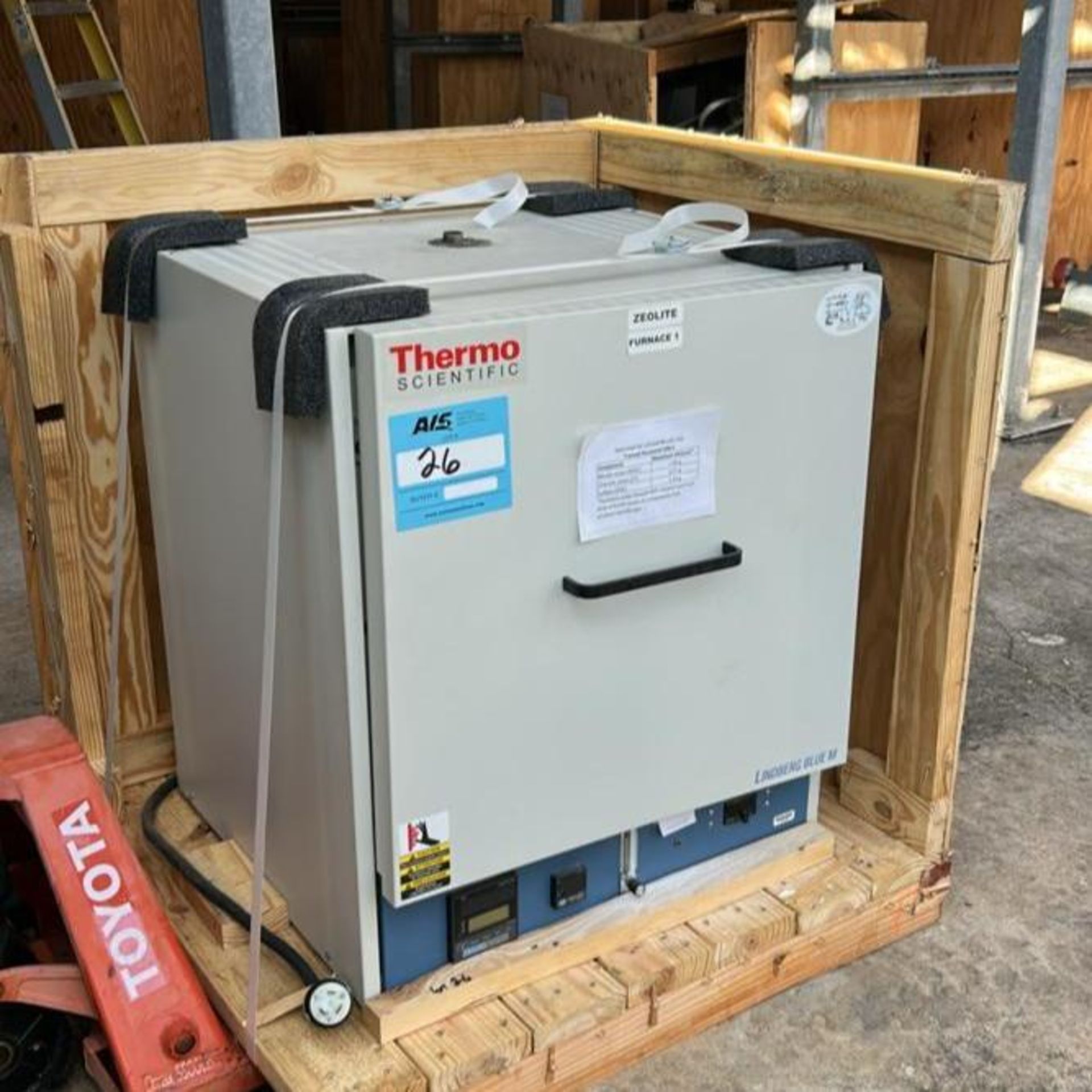 Lindberg Blue M Box Furnace, Model BF51842PBFMC-1, Serial# T26Z-514761-TZ.