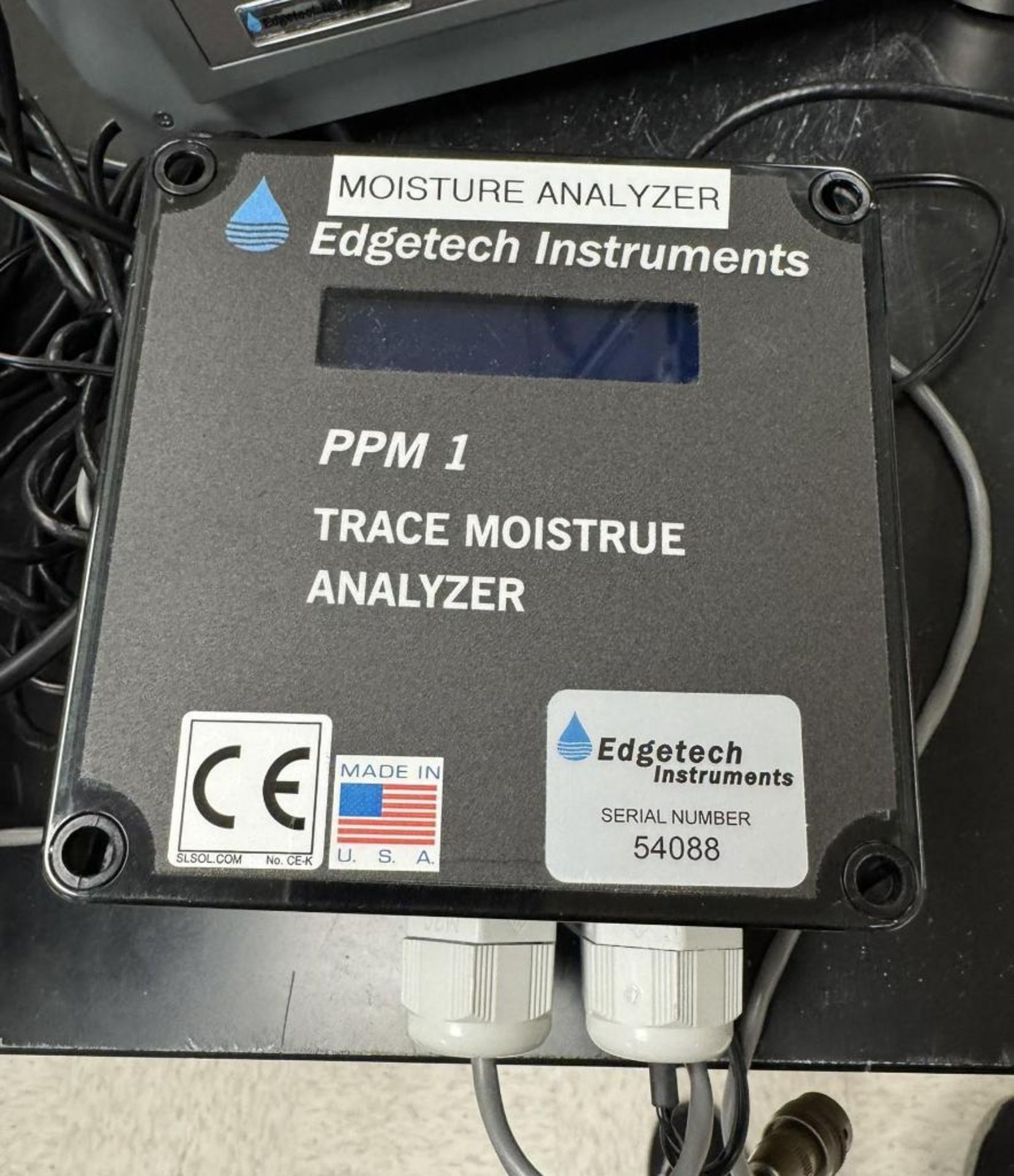 Lot Consisting Of: (1) Edgetech Instruments PPM 1 trace moisture ...