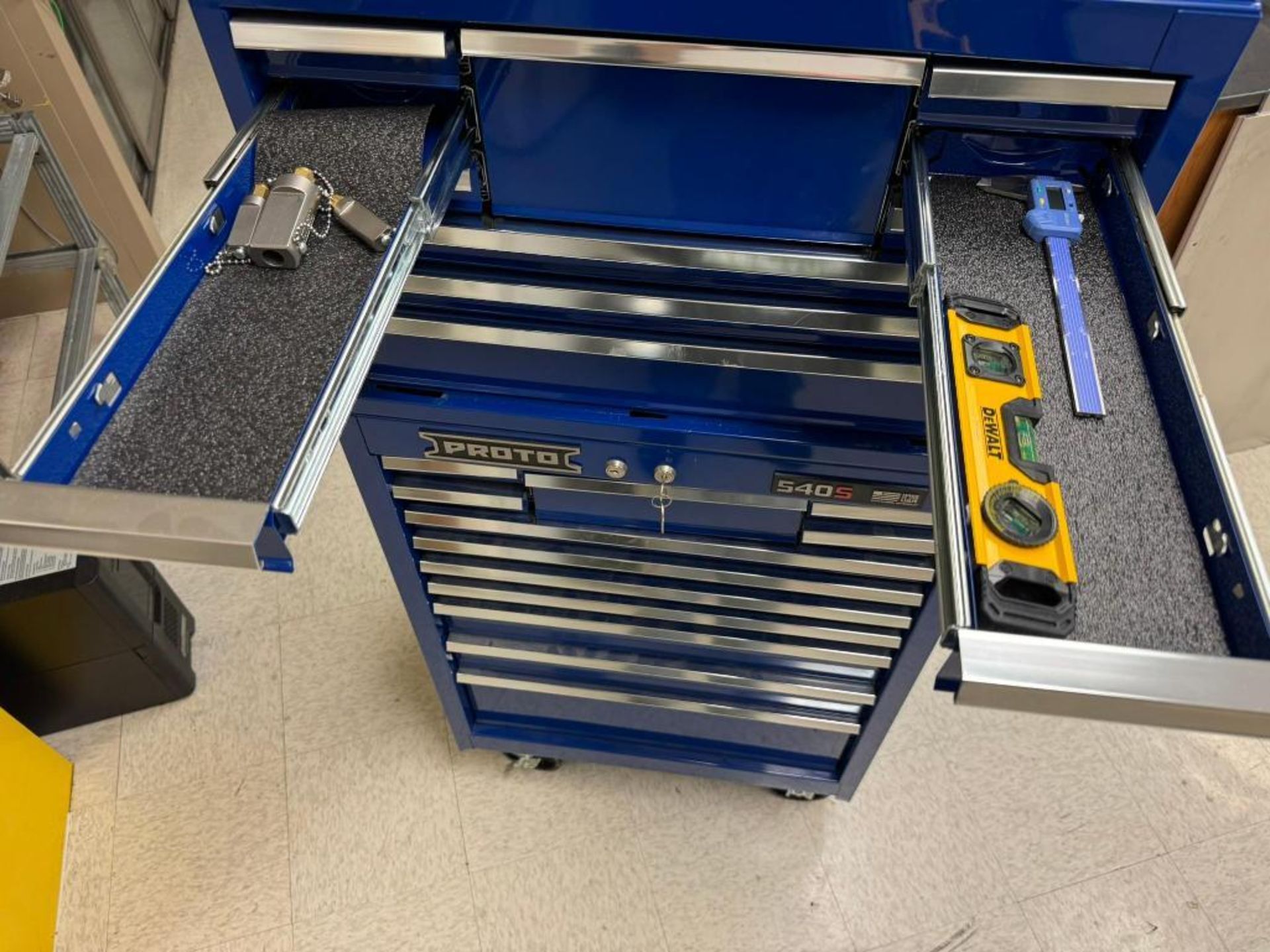 Lot consisting of: (1) Proto Top Tool Chest, Model # J542719-10BL-D. (1 ...