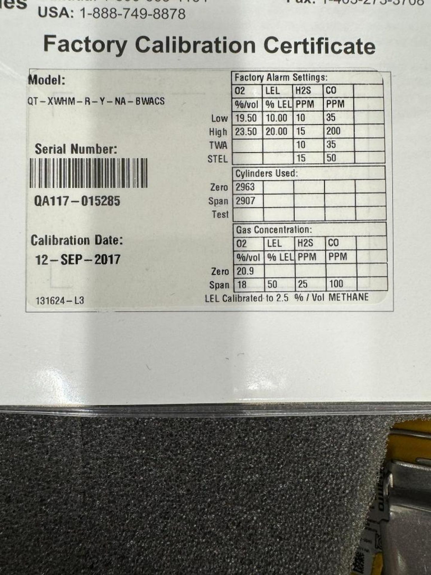 Lot Consisting Of: (2) BW Gas Alert Quattro 1, 2, 3 & 4 Gas Detectors.