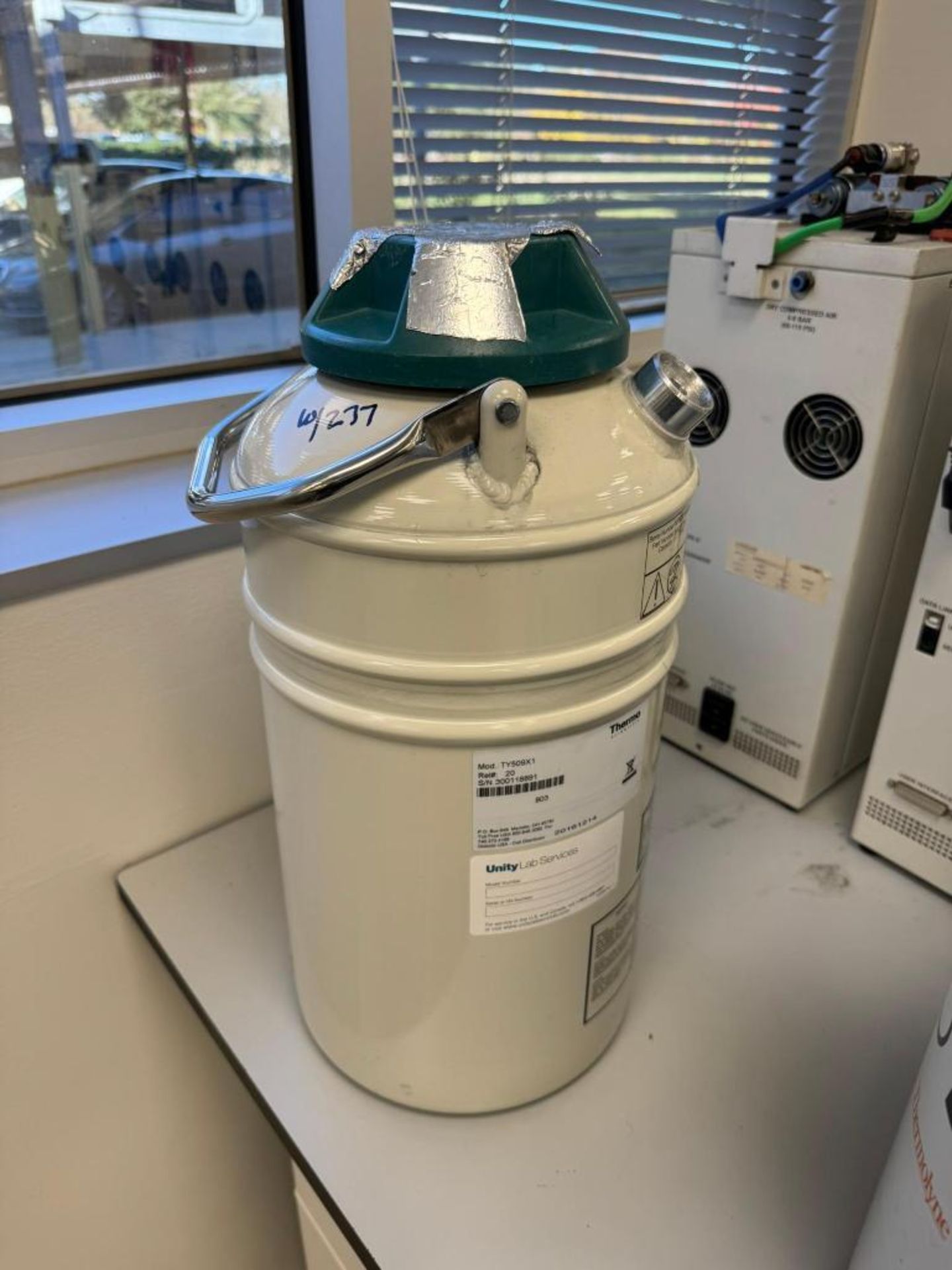 Lot Of (5) Liquid Nitrogen Dewars. With (1) Worthington 25LDB With ...