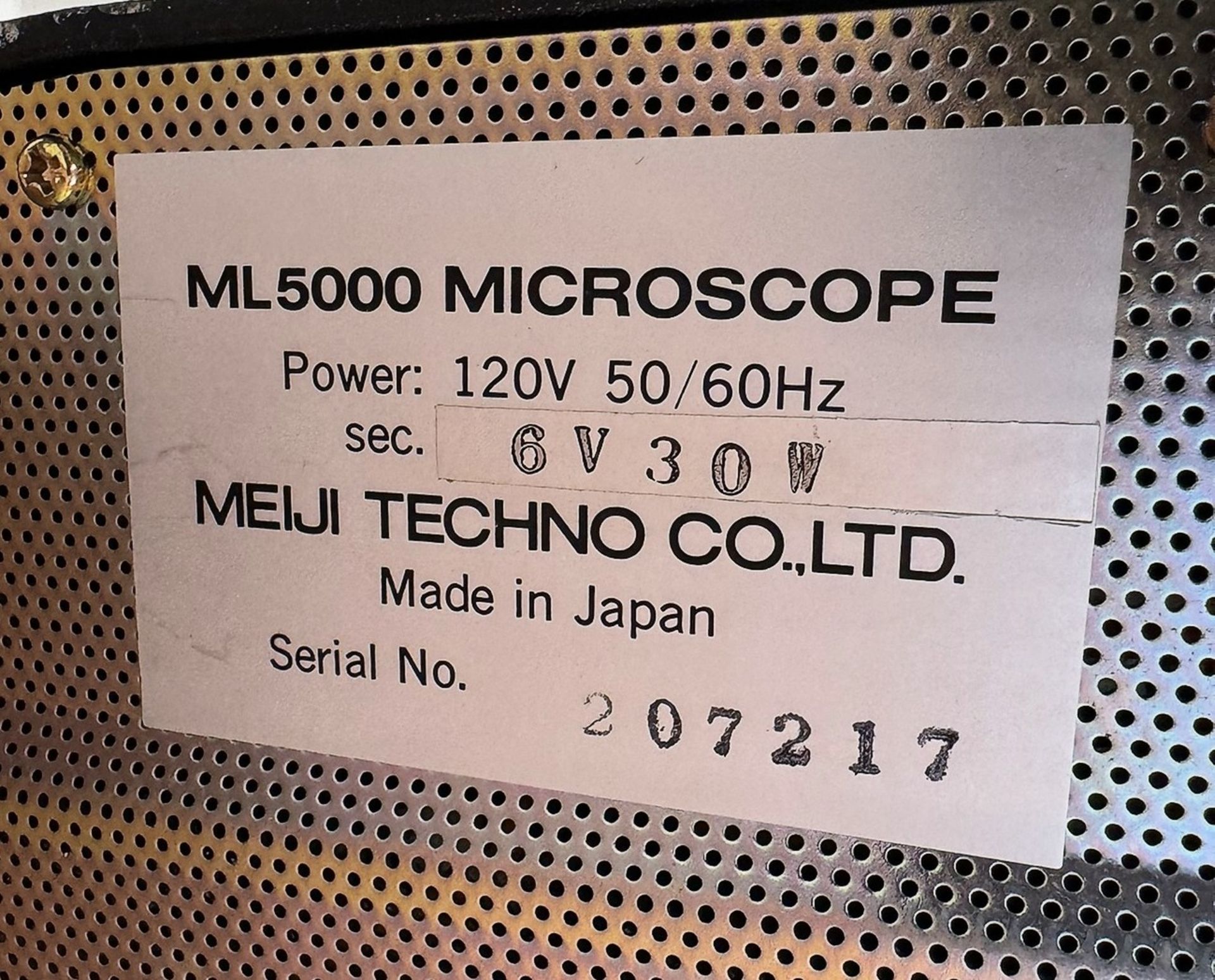 Lot Of (2) Microscopes. With (1) Meiji Techno ML5000, (1) Amscope ...