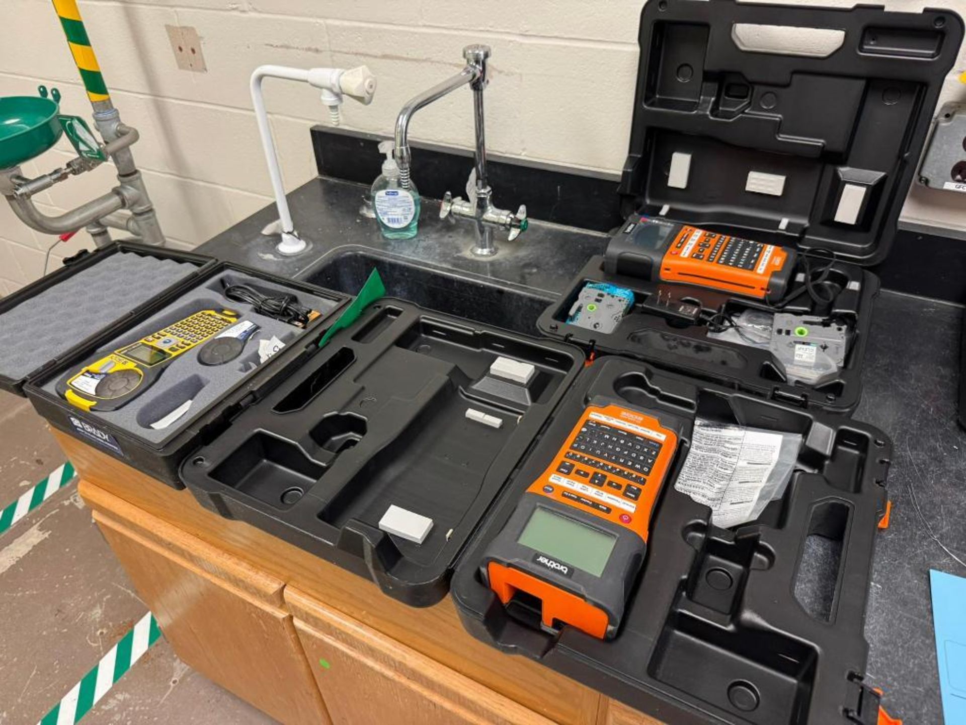 Lot Consisting of: (2) Brother Portable P-Touch Spot Labeler, Model ...